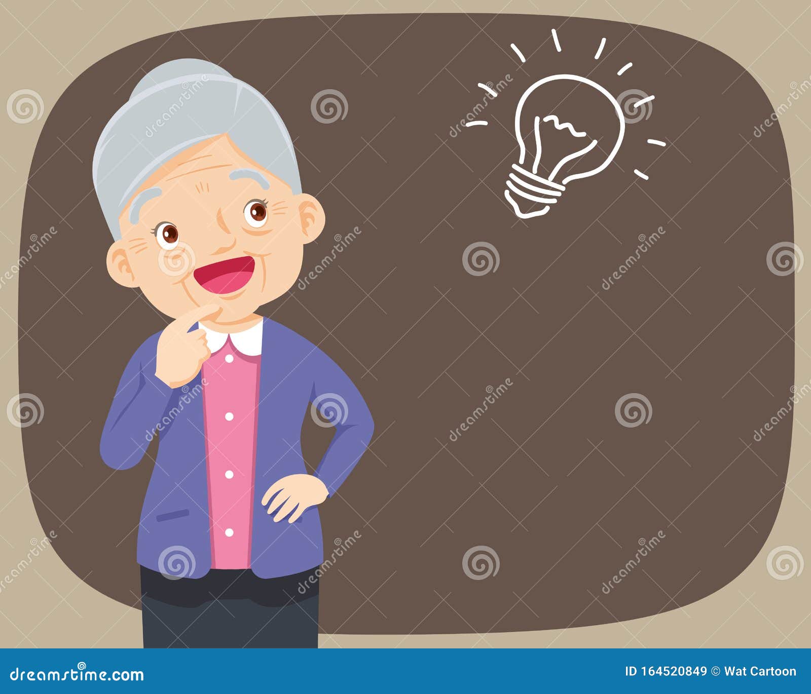 Grandmother Thinking. Confused Older Female, Thoughtful Senior Woman ...