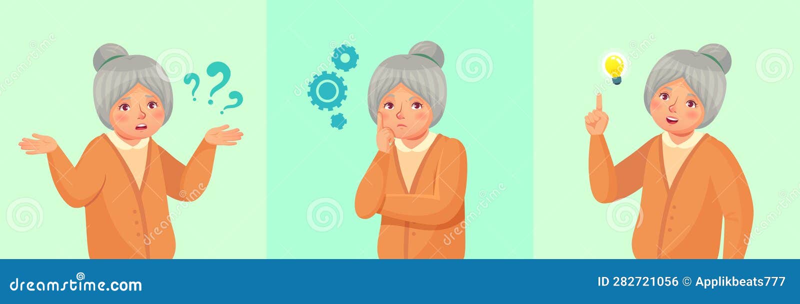 Grandmother Thinking. Confused Older Female, Thoughtful Senior Woman ... Grandmother Thinking. Confused Older Female, Thoughtful Senior Woman ...