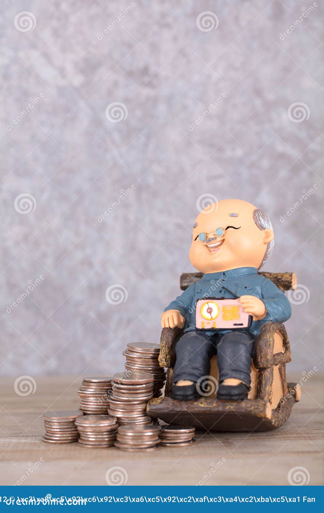 Grandpa Model On The Table Royalty-Free Stock Photography ...