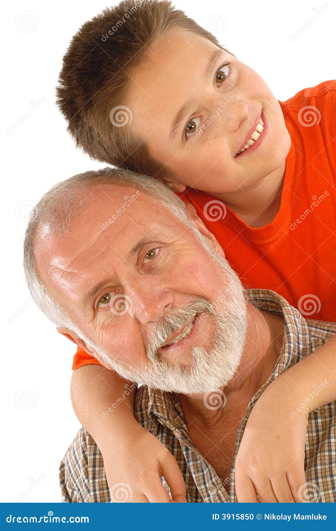 Grandparenting stock photo. Image of isolated, bonding - 3915850