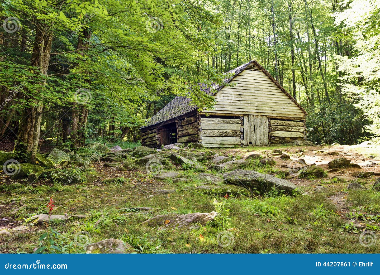 Grange Historique De Rondin Image stock - Image du nature, pays: 44207861