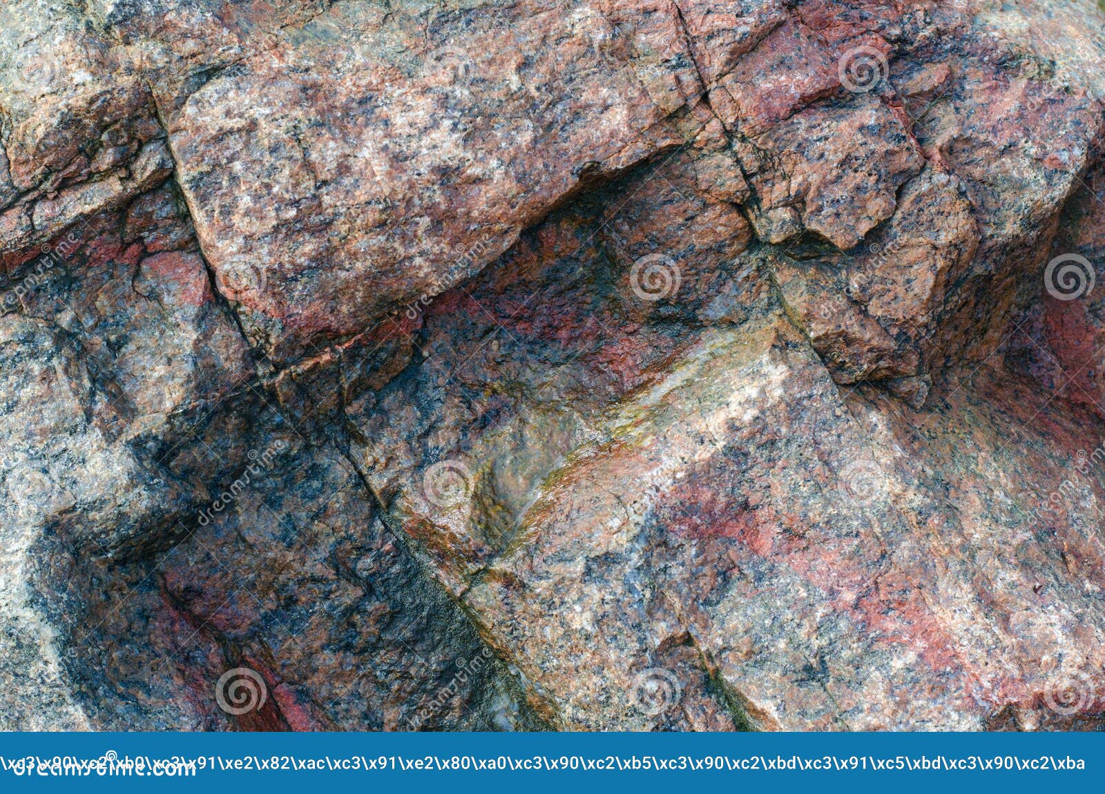 Granit. La Structure De La Pierre. Roche. Extraction De Minerais. Photo ...