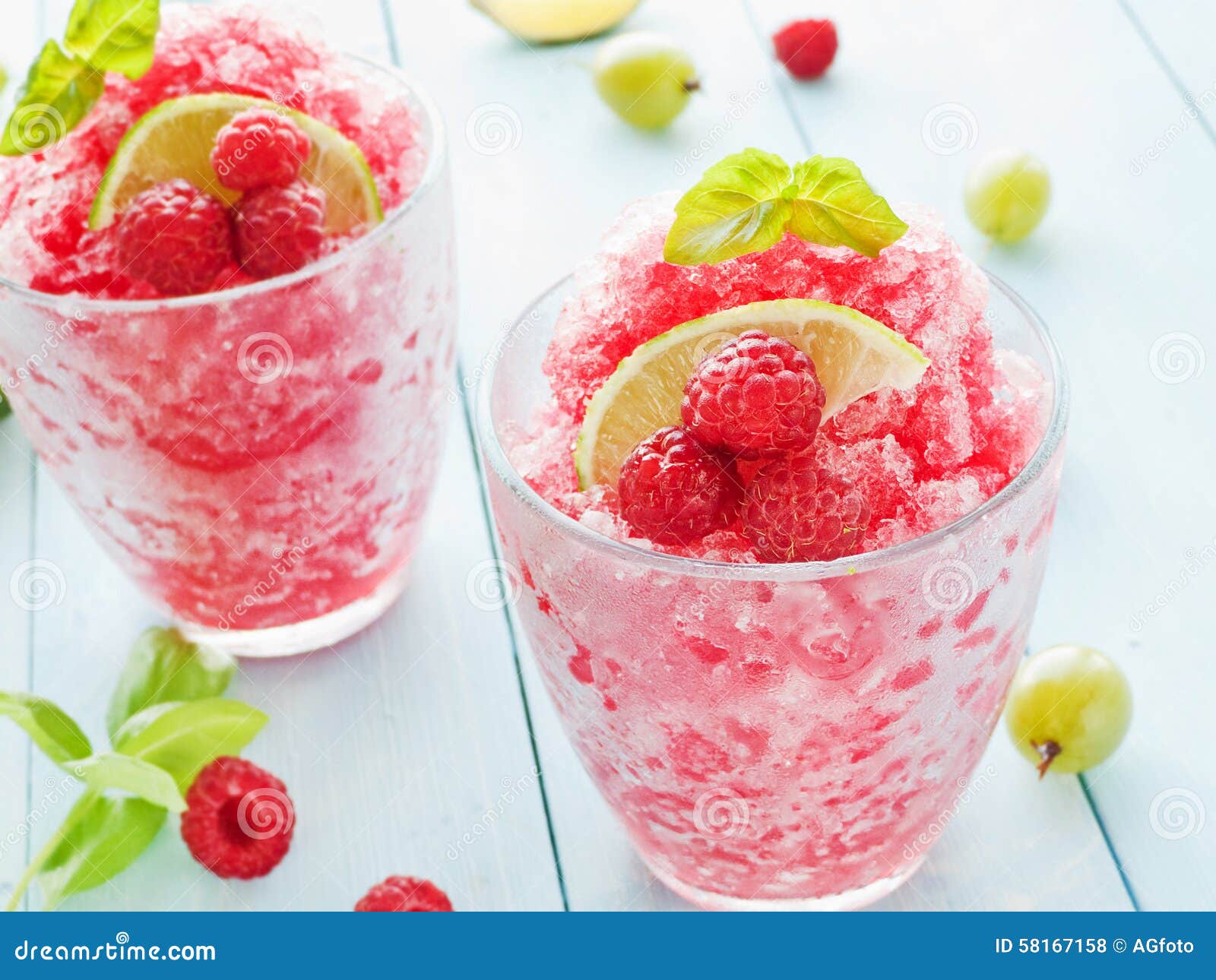 Granita stock photo. Image of bright, gooseberry, dessert - 58167158