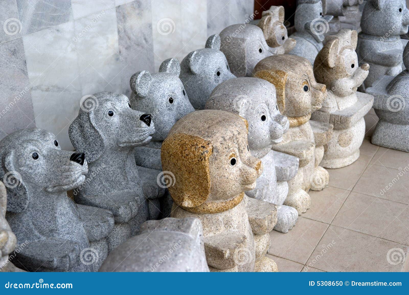 Granite Animal Sculpture stock photo. Image of artwork - 5308650