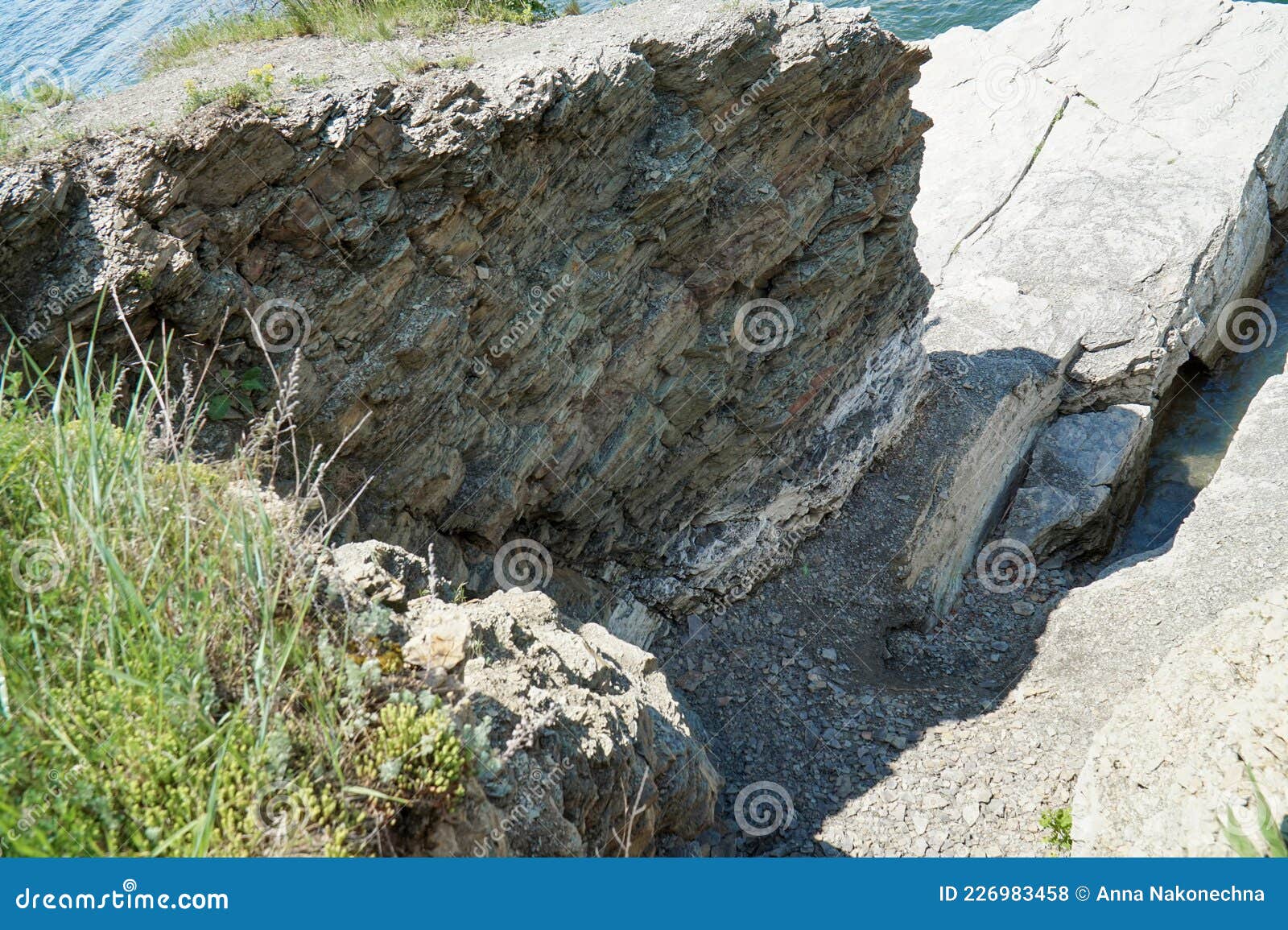 Granite Beautiful Rock, Top View Stock Photo - Image of rocky, rock ...