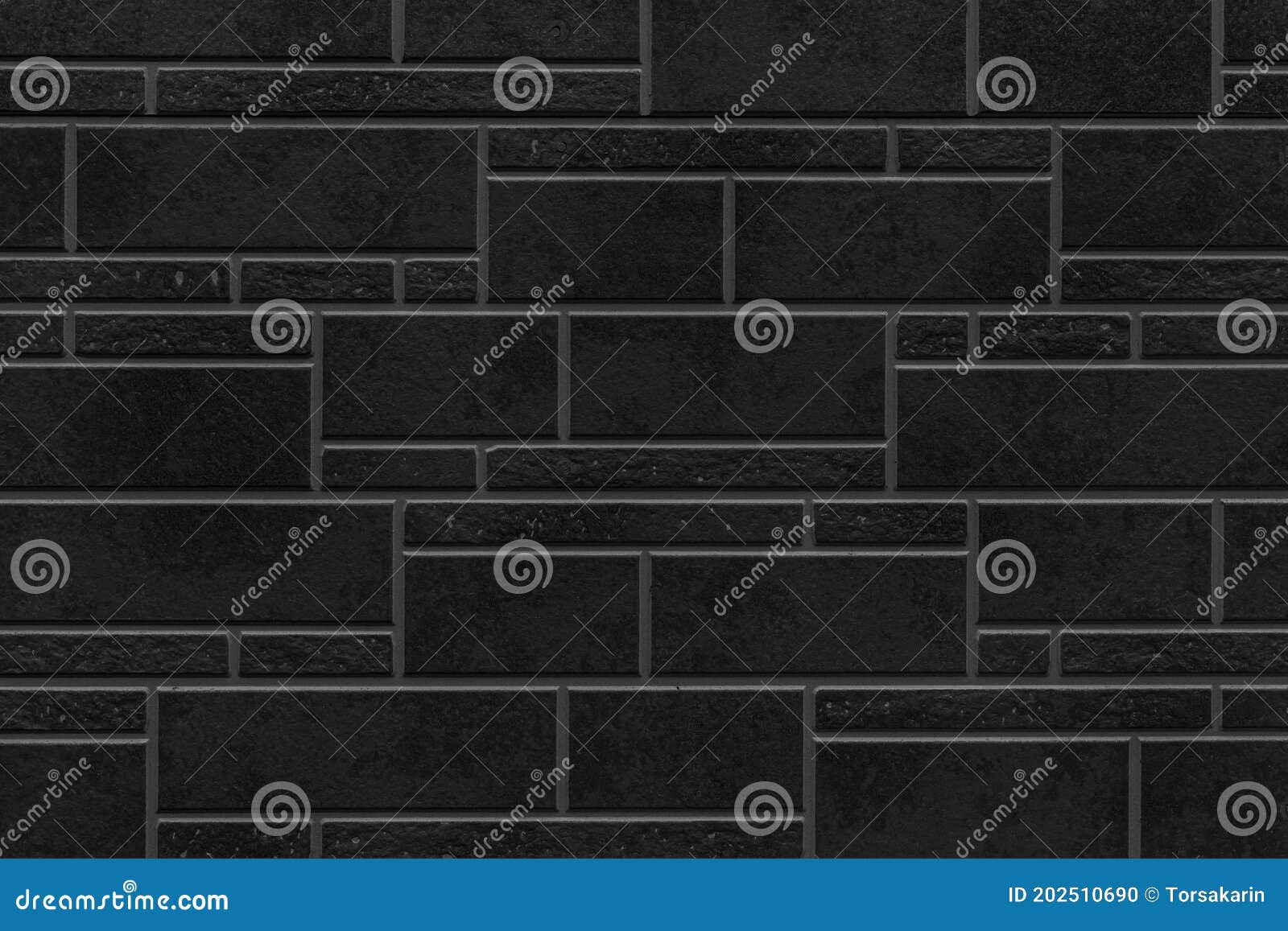 Granite Block Wall Pattern and Background Seamless Stock Photo - Image ...
