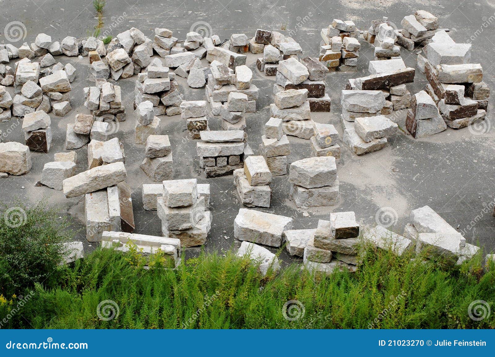 Granite Blocks for Construction Stock Photo - Image of construction ...