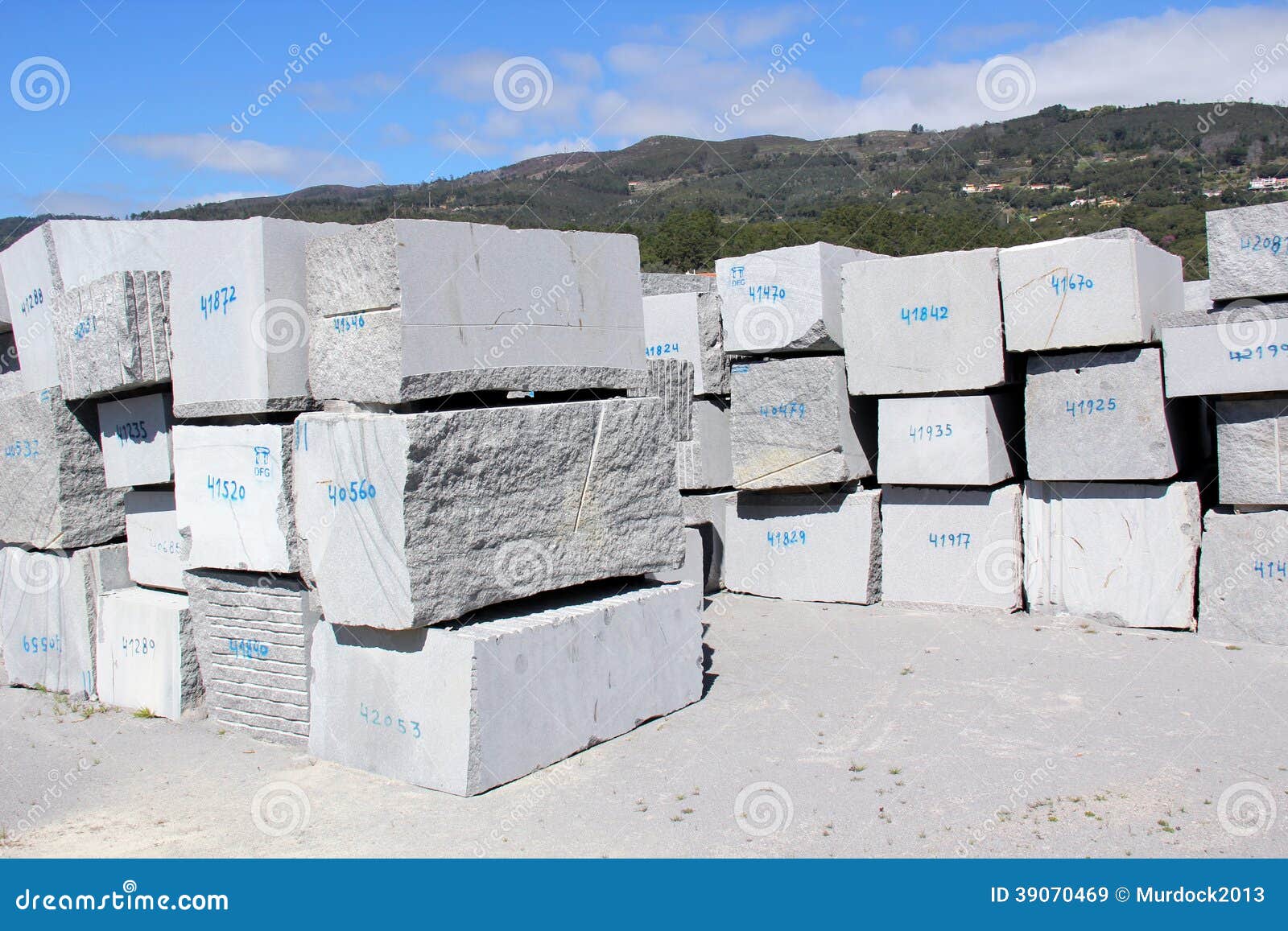 Granite Blocks stock image. Image of granite, geology - 39070469
