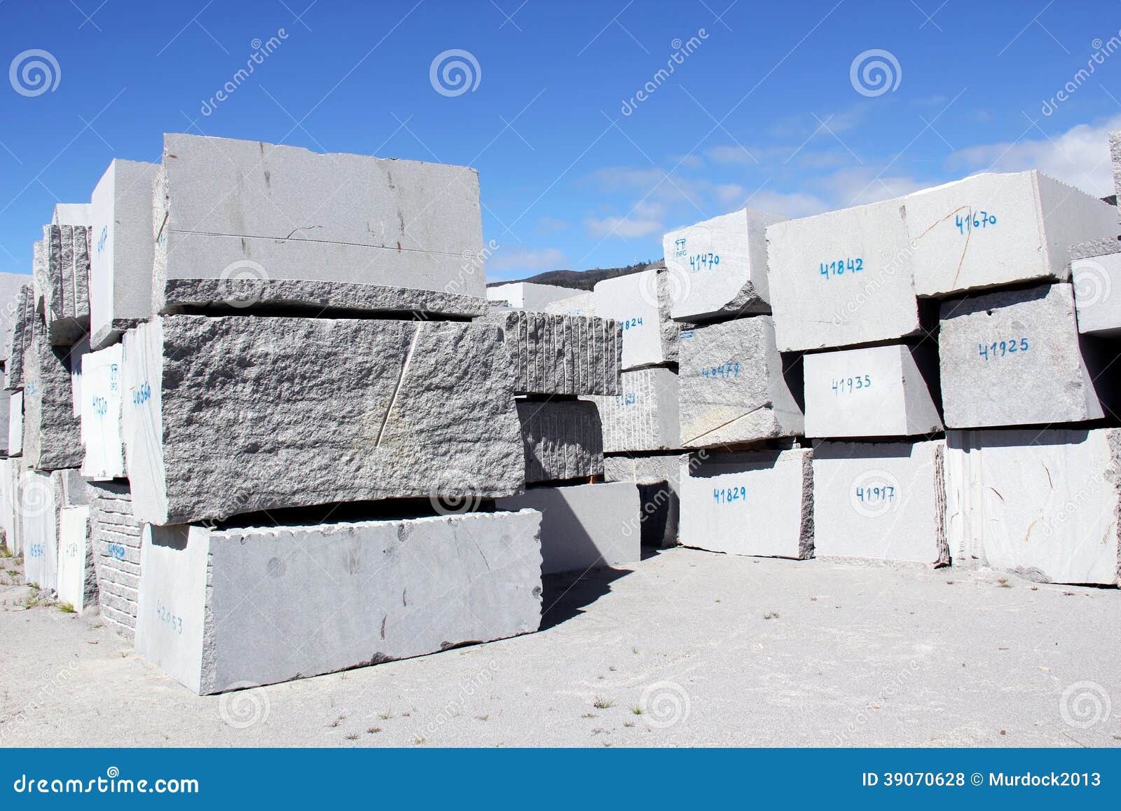 Granite Blocks stock photo. Image of rough, blocks, surface - 39070628