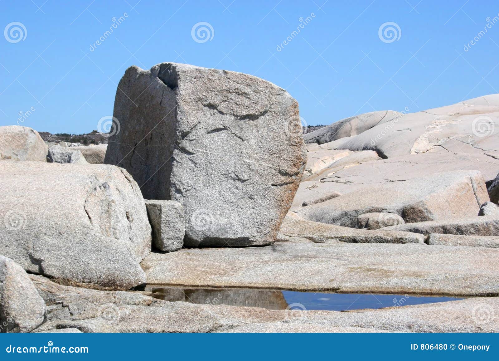 Granite Bolder stock photo. Image of mariner, house, granite - 806480