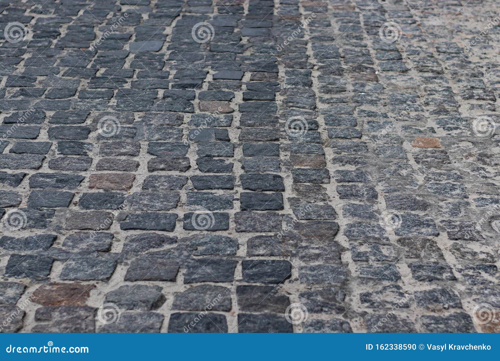 Granite Brick Pavement Texture Close Up Stock Photo - Image of road ...