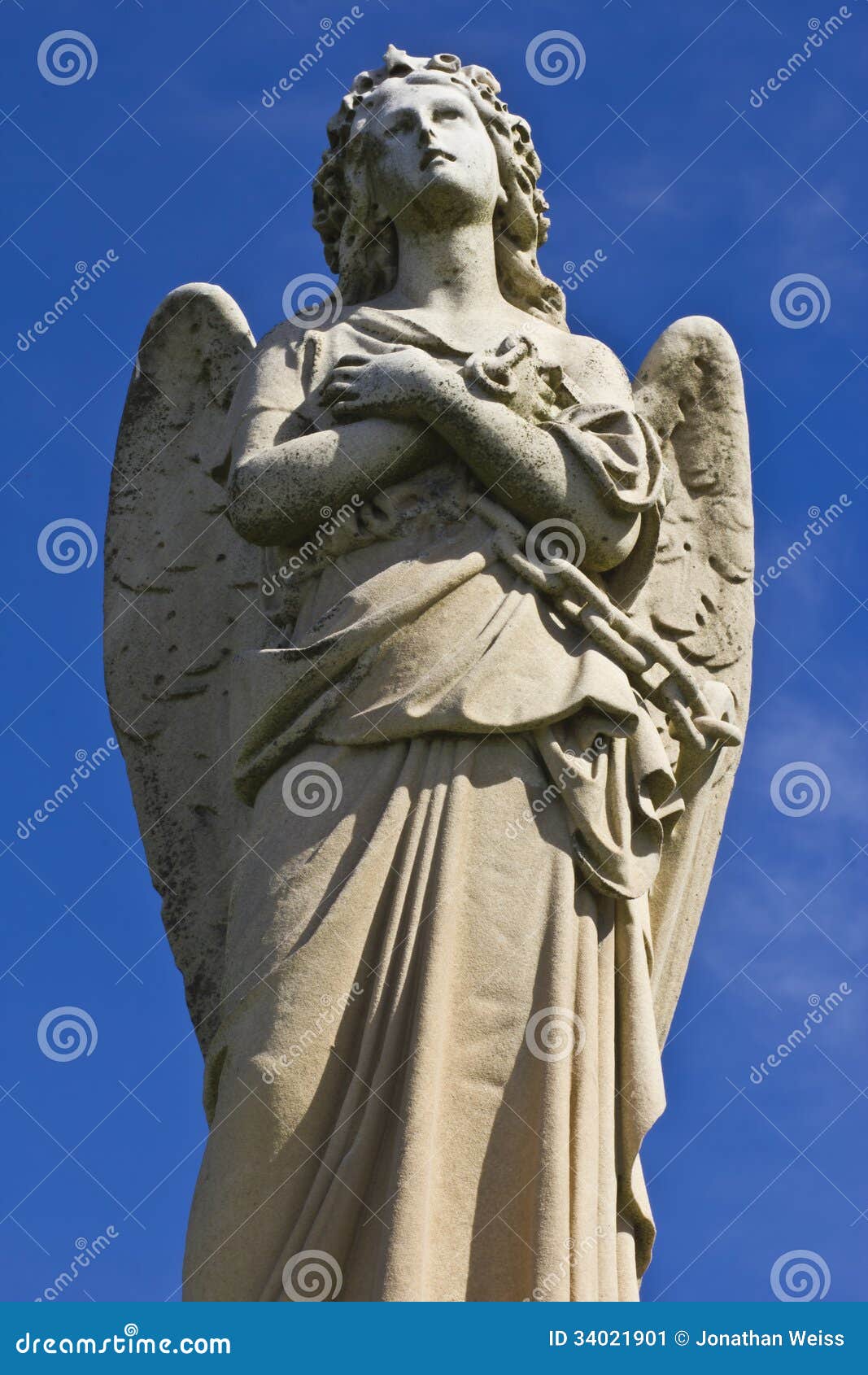 Granite Cemetery Angel stock image. Image of monument - 34021901