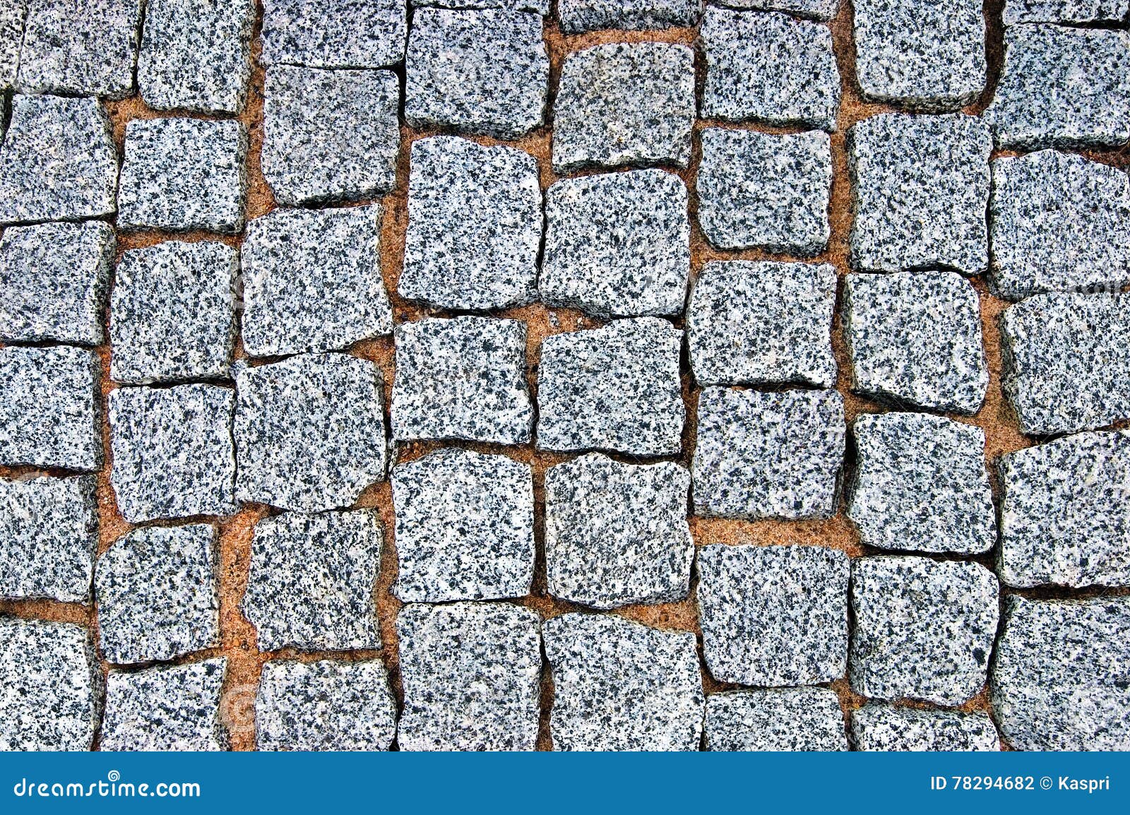 Granite Cobblestone Pavement Texture Background, Large Detailed ...