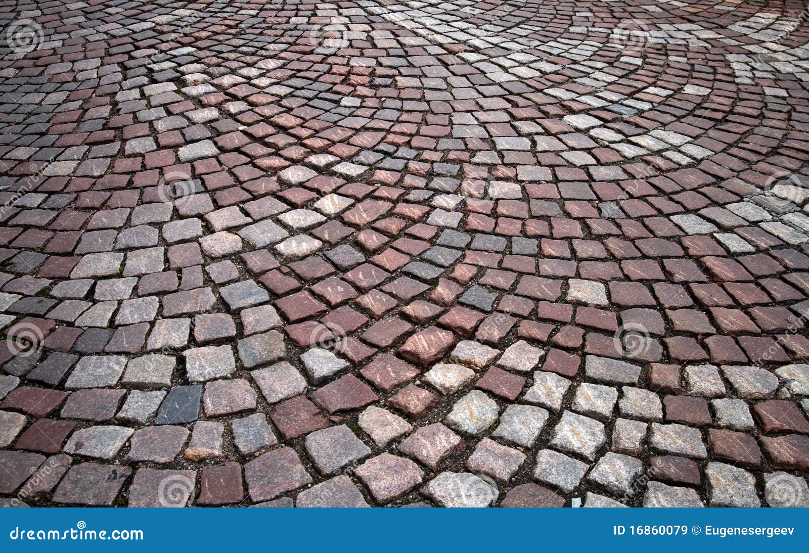 Granite Cobblestone Road Texture Royalty Free Stock Images - Image ...