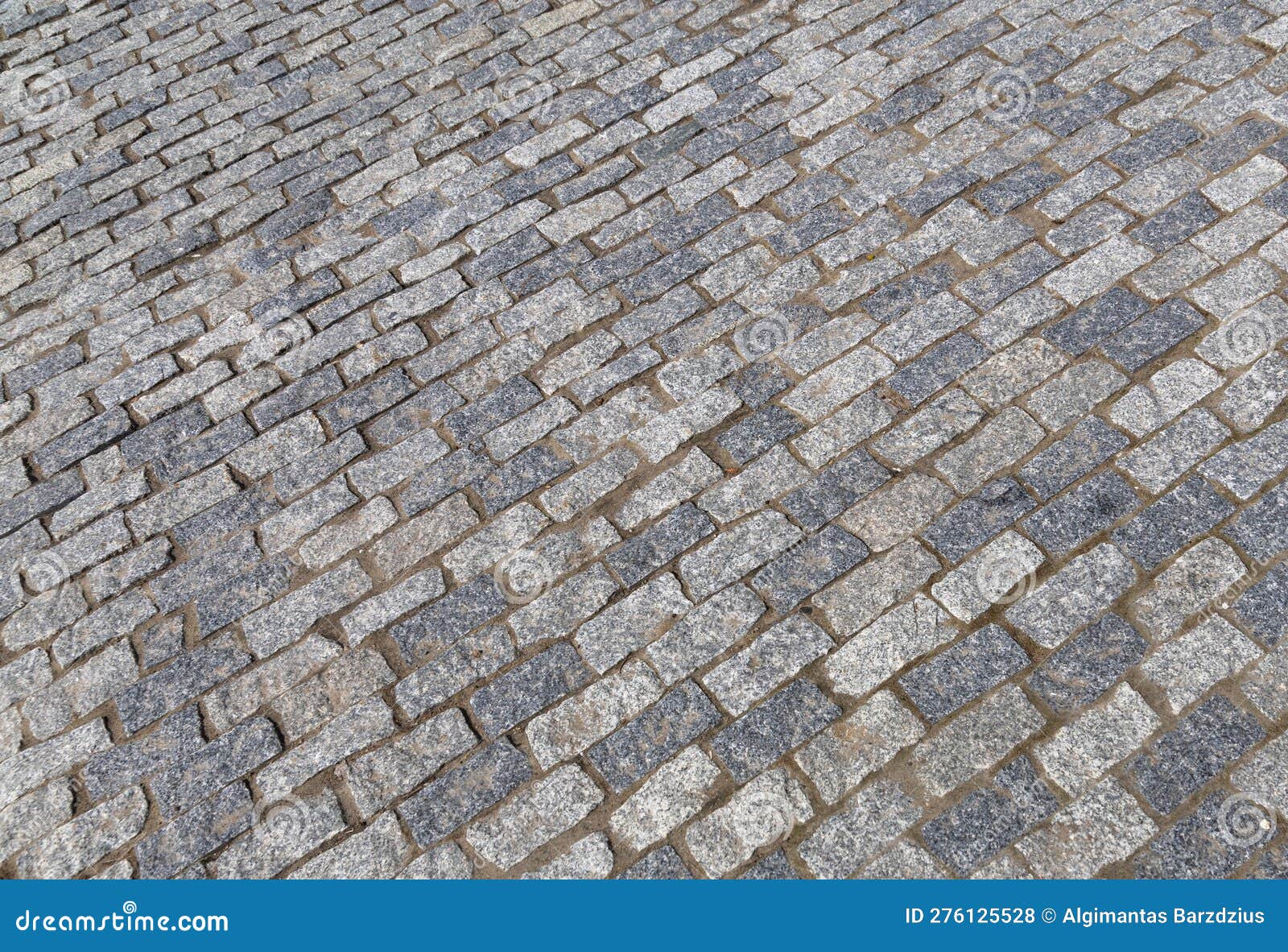 Granite Cobblestoned Pavement Texture Stock Photo - Image of pathway ...