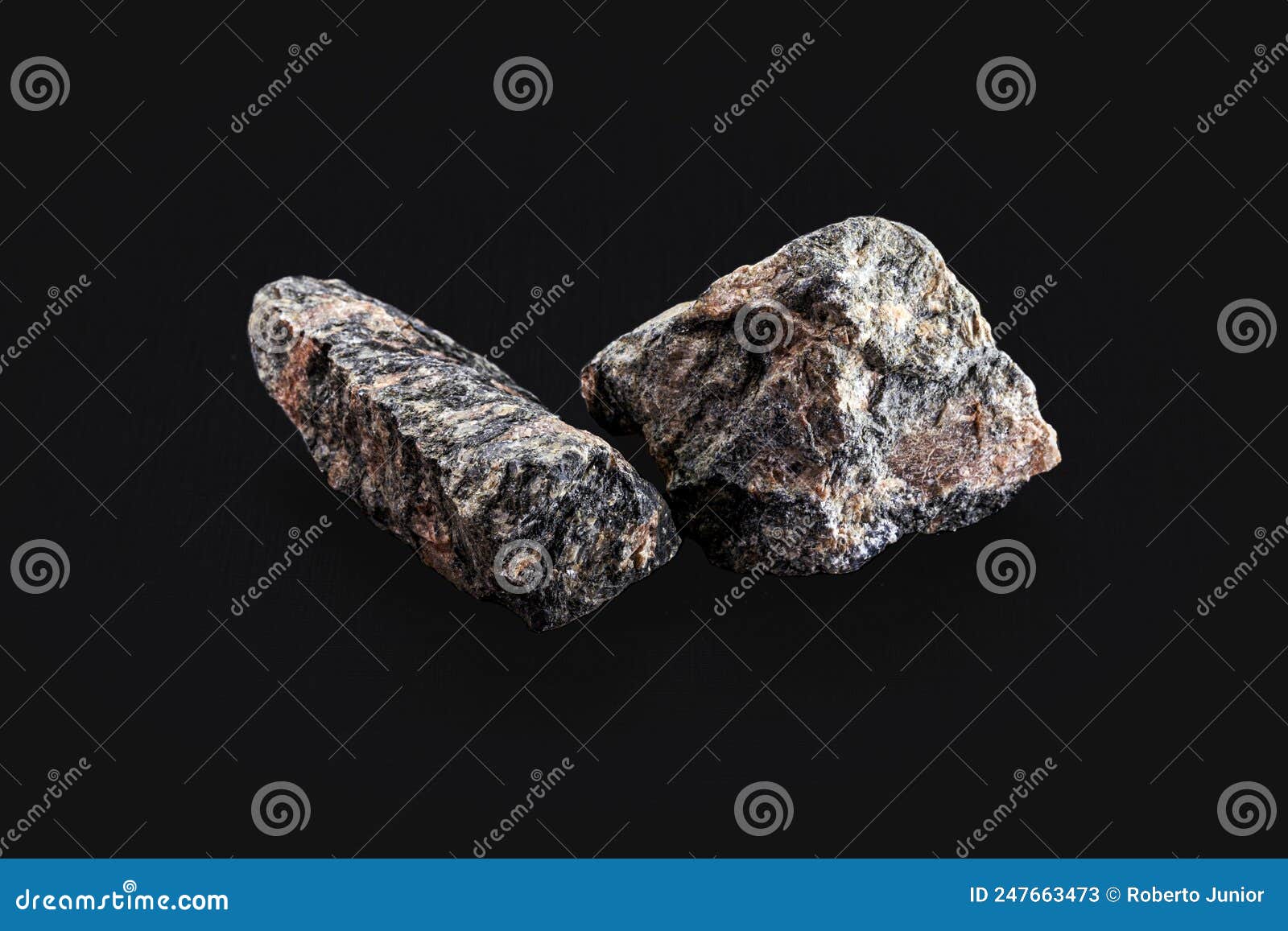 Granite or Crushed Stone, Ore Used Industrially in Paving and ...