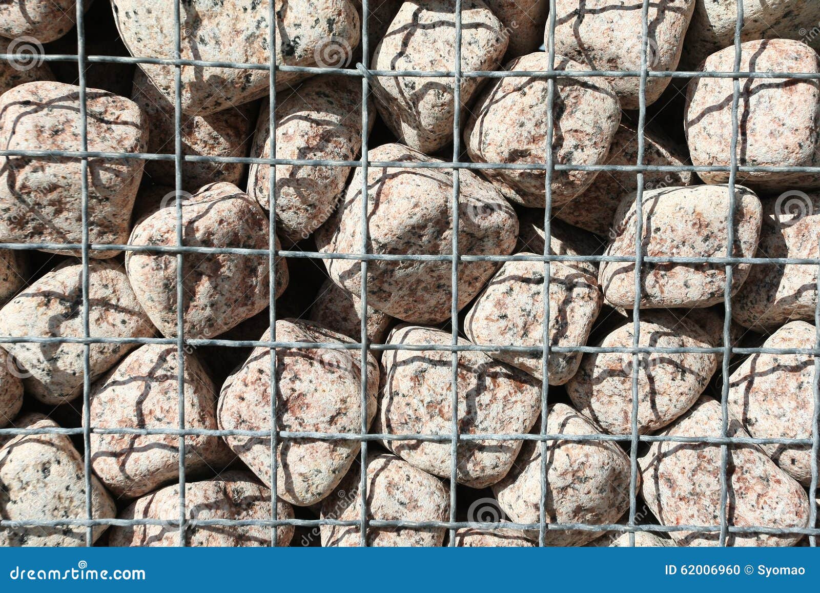 Granite Cubes Made of Natural Stone with Metal Bars Stock Photo - Image ...