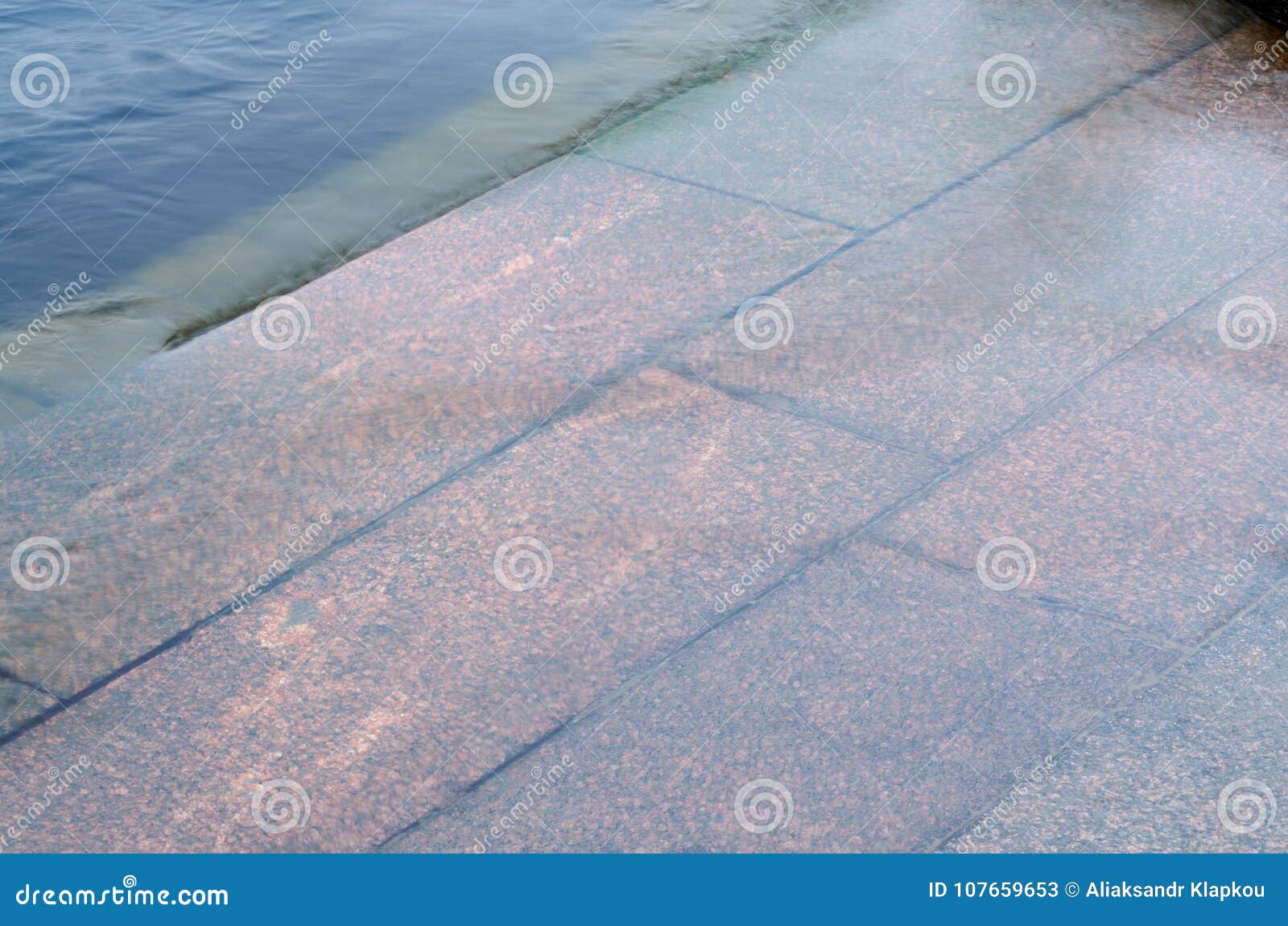 The Granite Embankment of the River. Stock Image - Image of stove ...