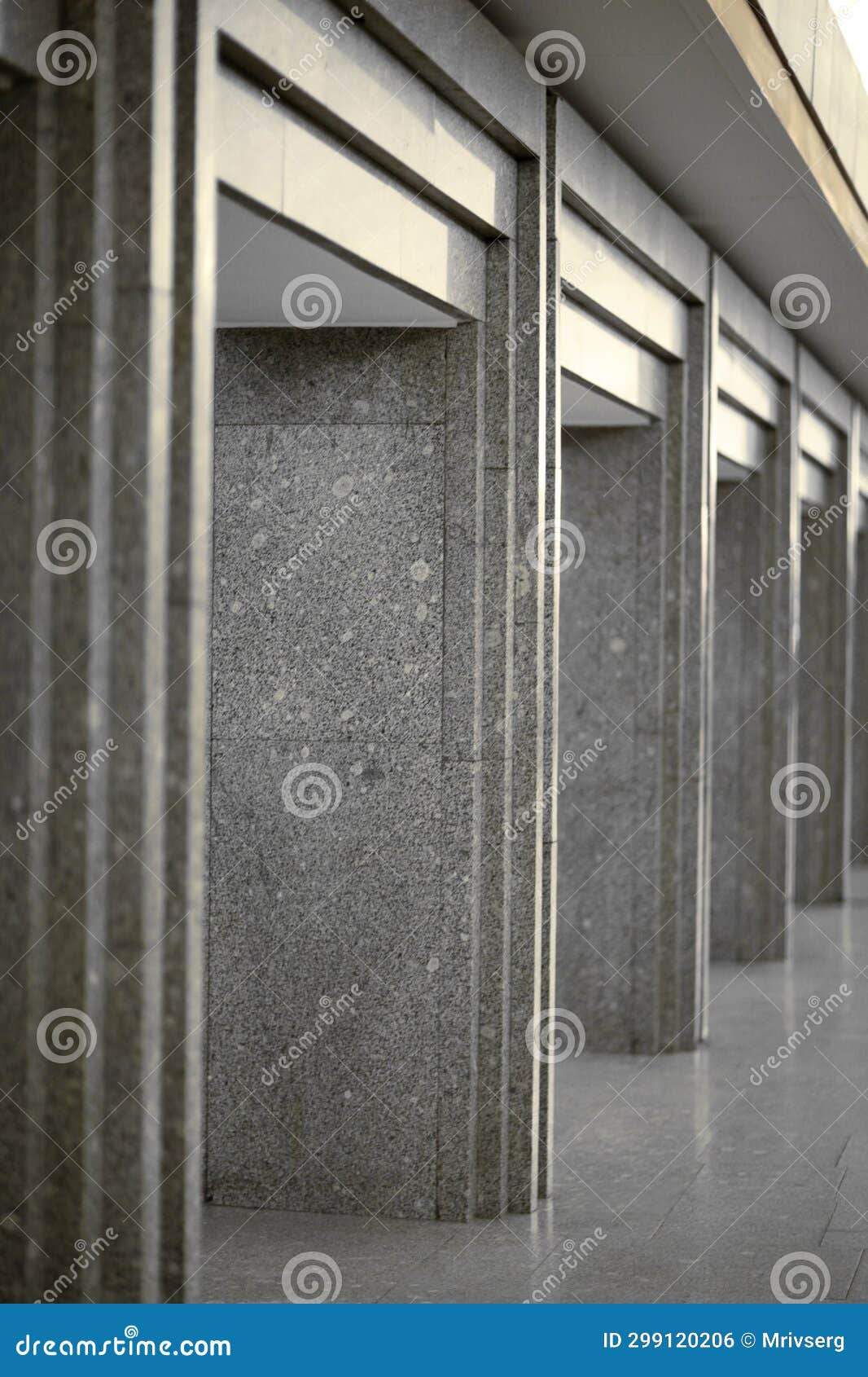 Granite gray columns stock photo. Image of architecture - 299120206