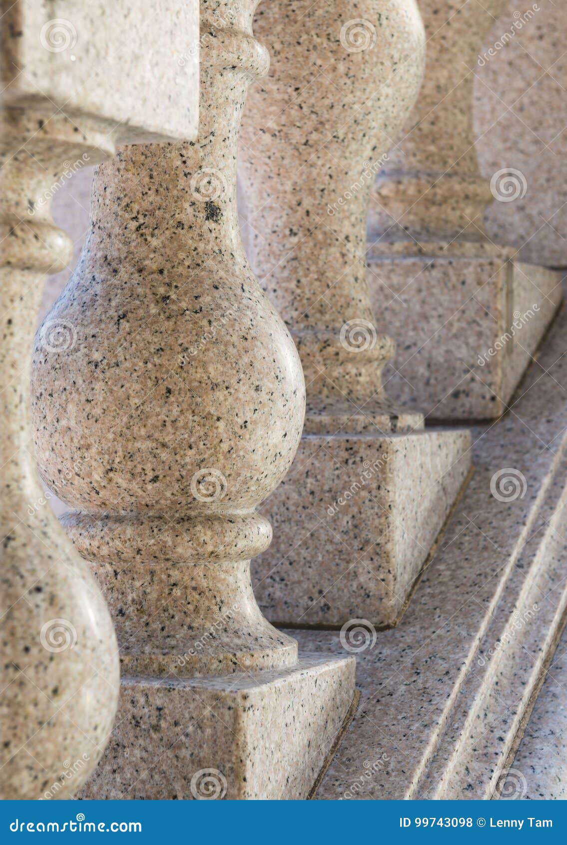 Granite Handrail stock photo. Image of park, marble, exit - 99743098
