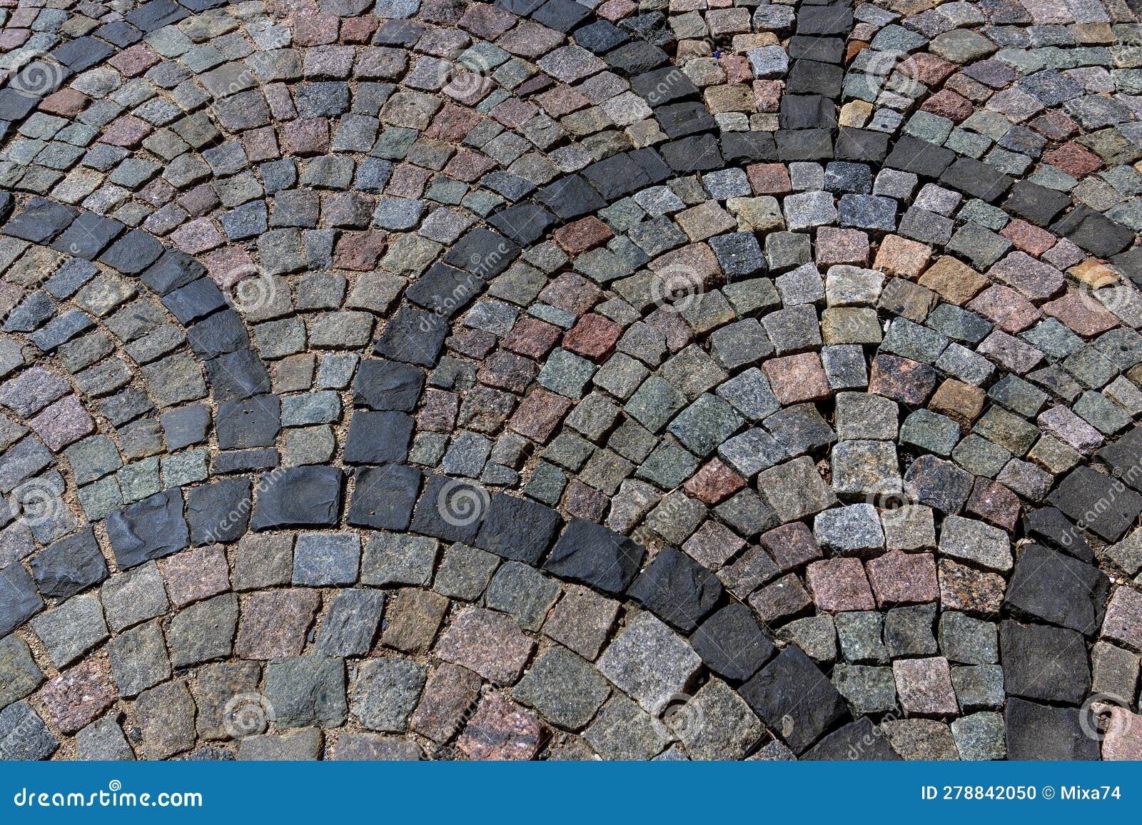 Granite Pavement with Pattern .real Stone 1 Stock Photo - Image of ...