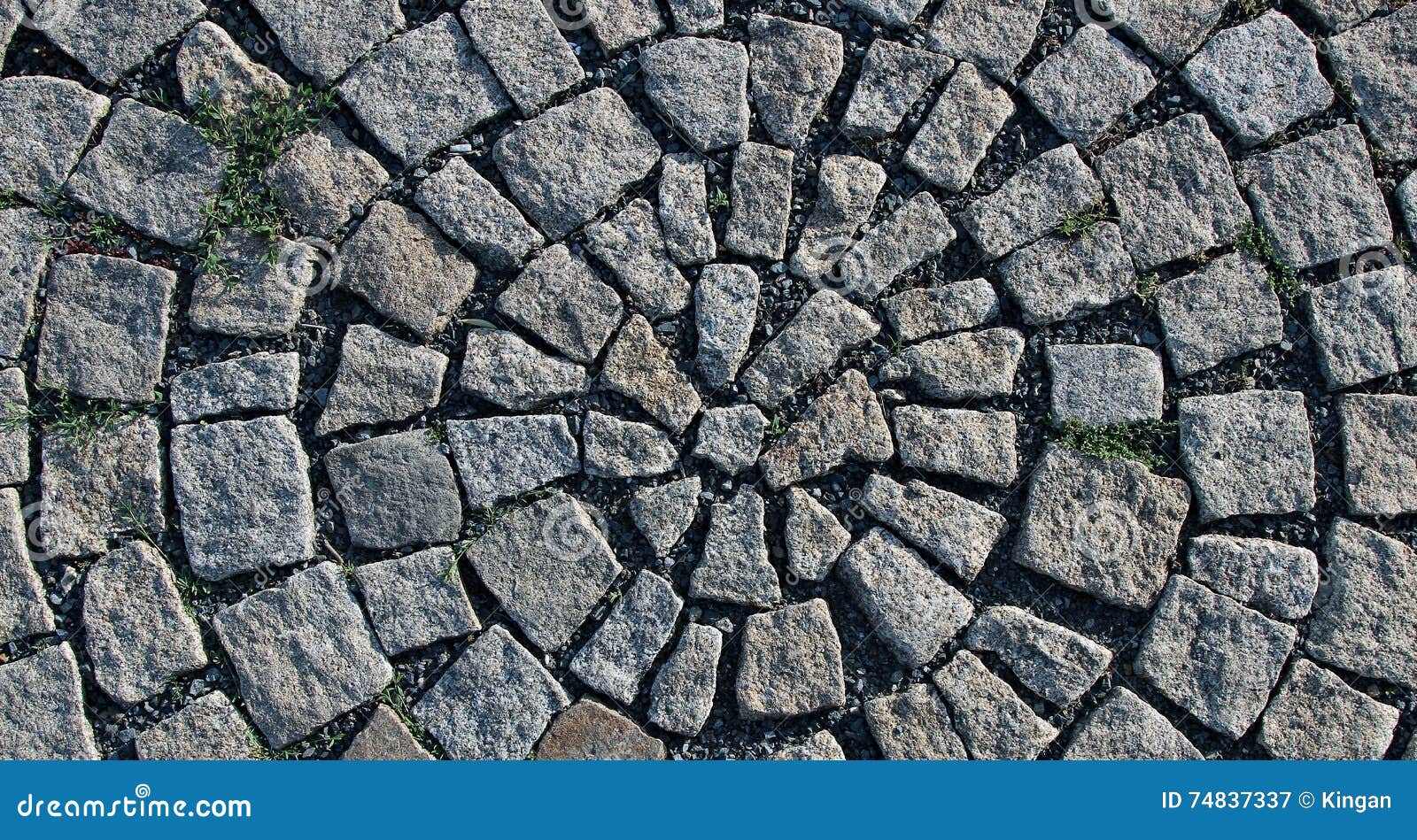 Granite Paving in the Shape Round Stock Image - Image of czech ...