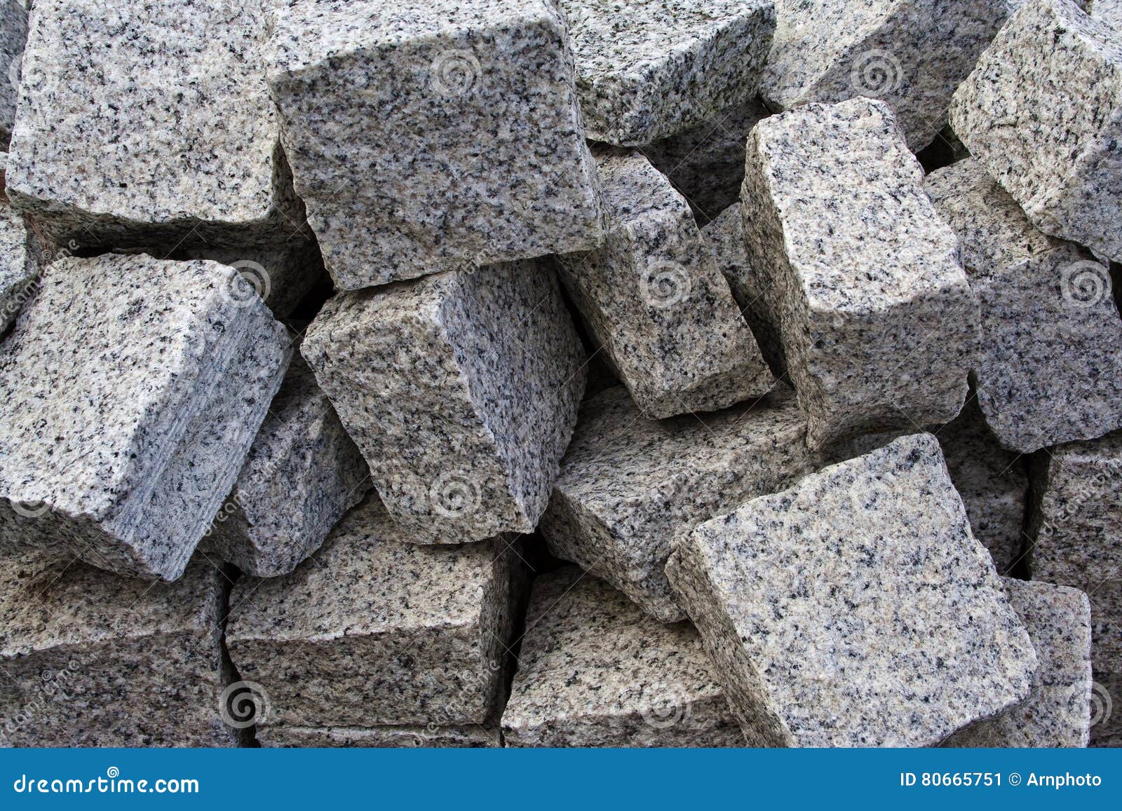 Granite Paving Stones stock image. Image of stones, granite - 80665751