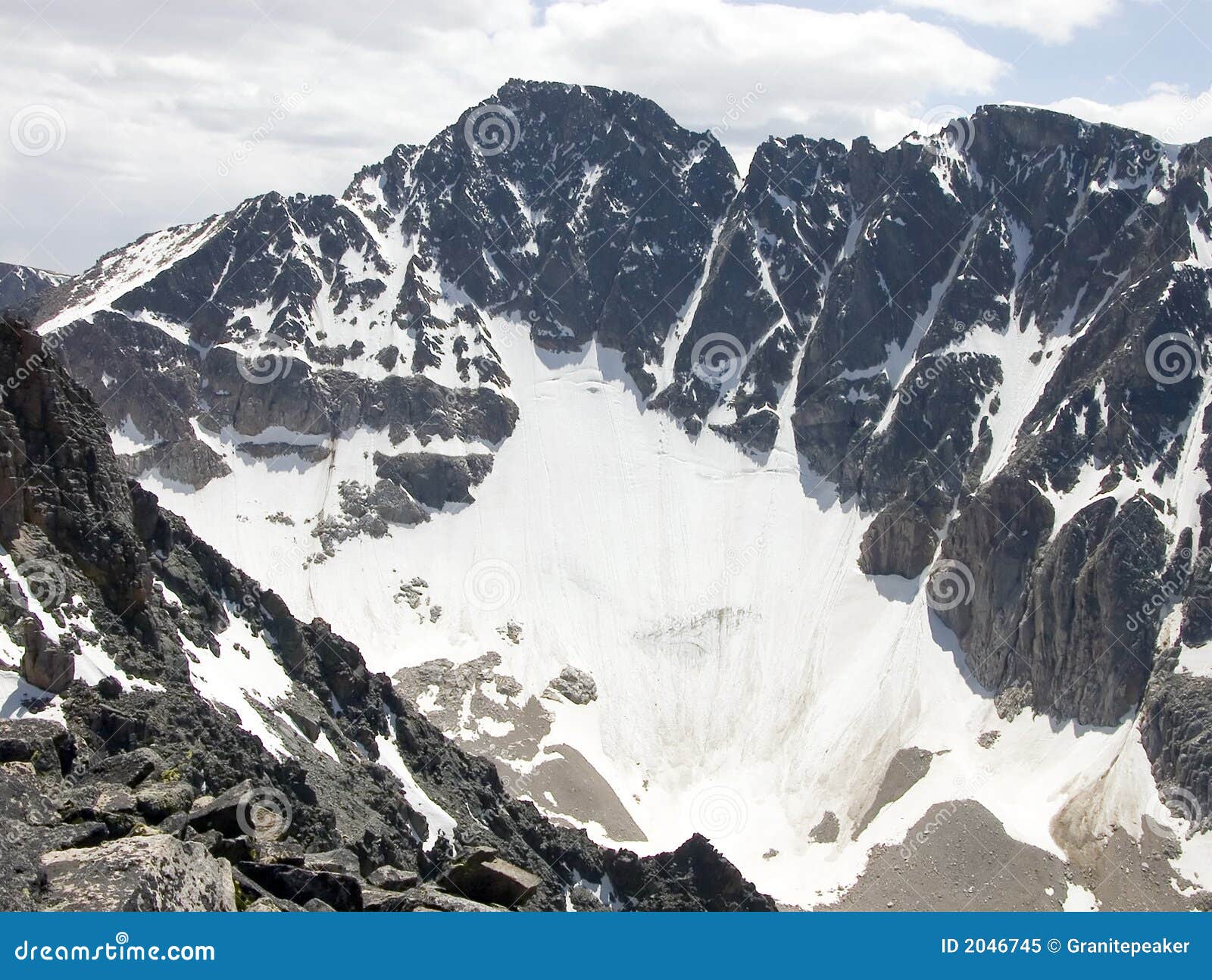 Granite Peak - Montana stock image. Image of glacier, peak - 2046745