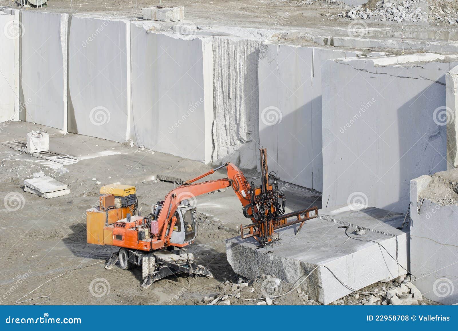 Quarry Of Granite At Orosei On The Island Of Sardinia Stock Image ...
