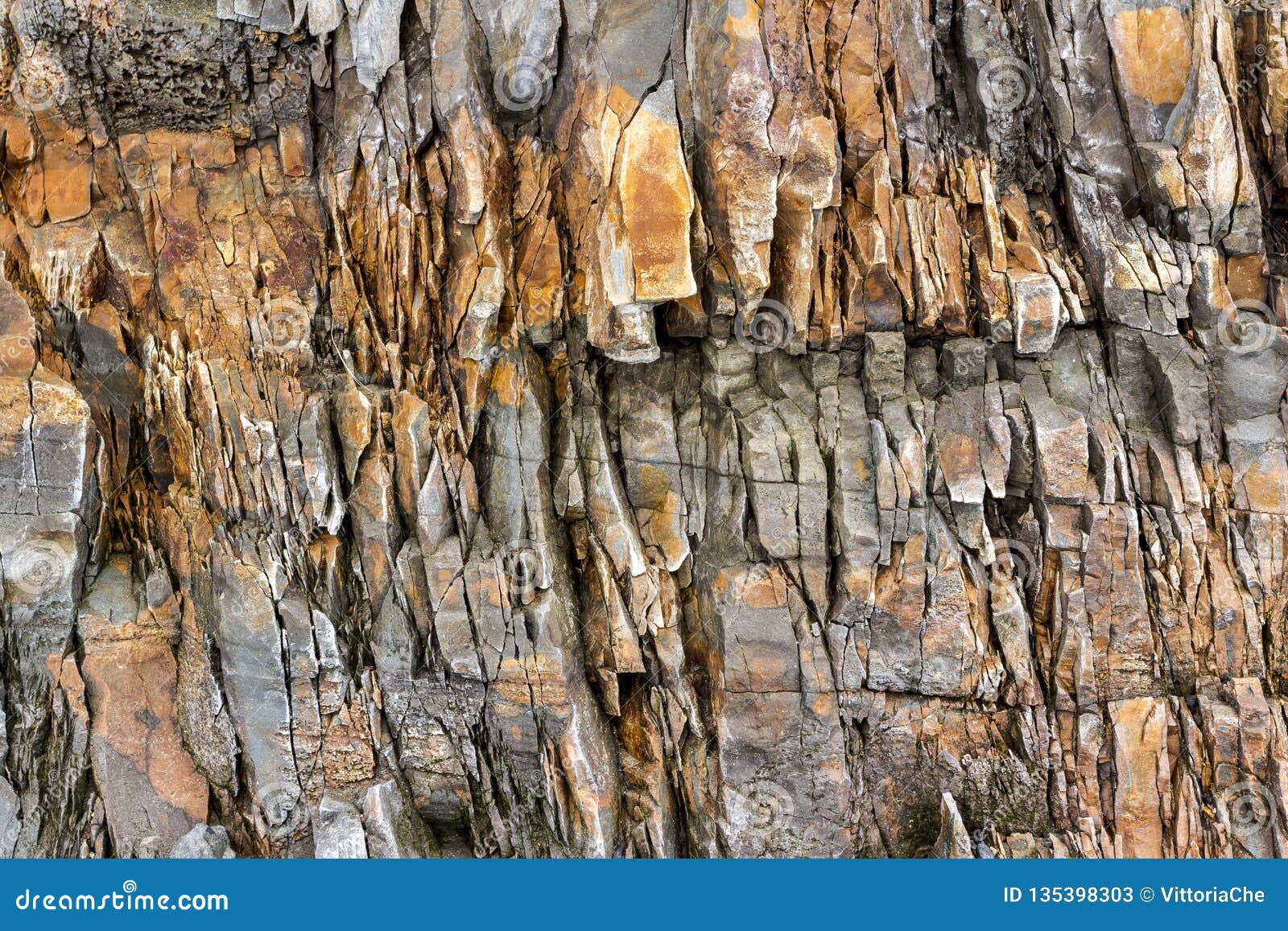 Granite Rock Face, Stone Texture and Background Stock Image - Image of ...