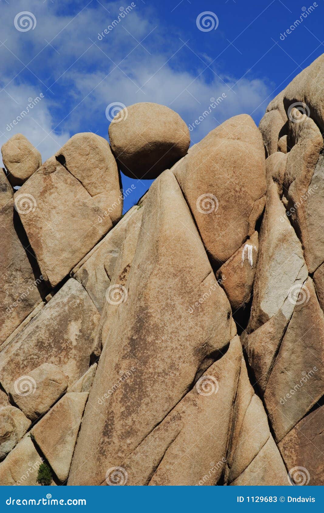 Granite rock formations stock image. Image of rock, park - 1129683