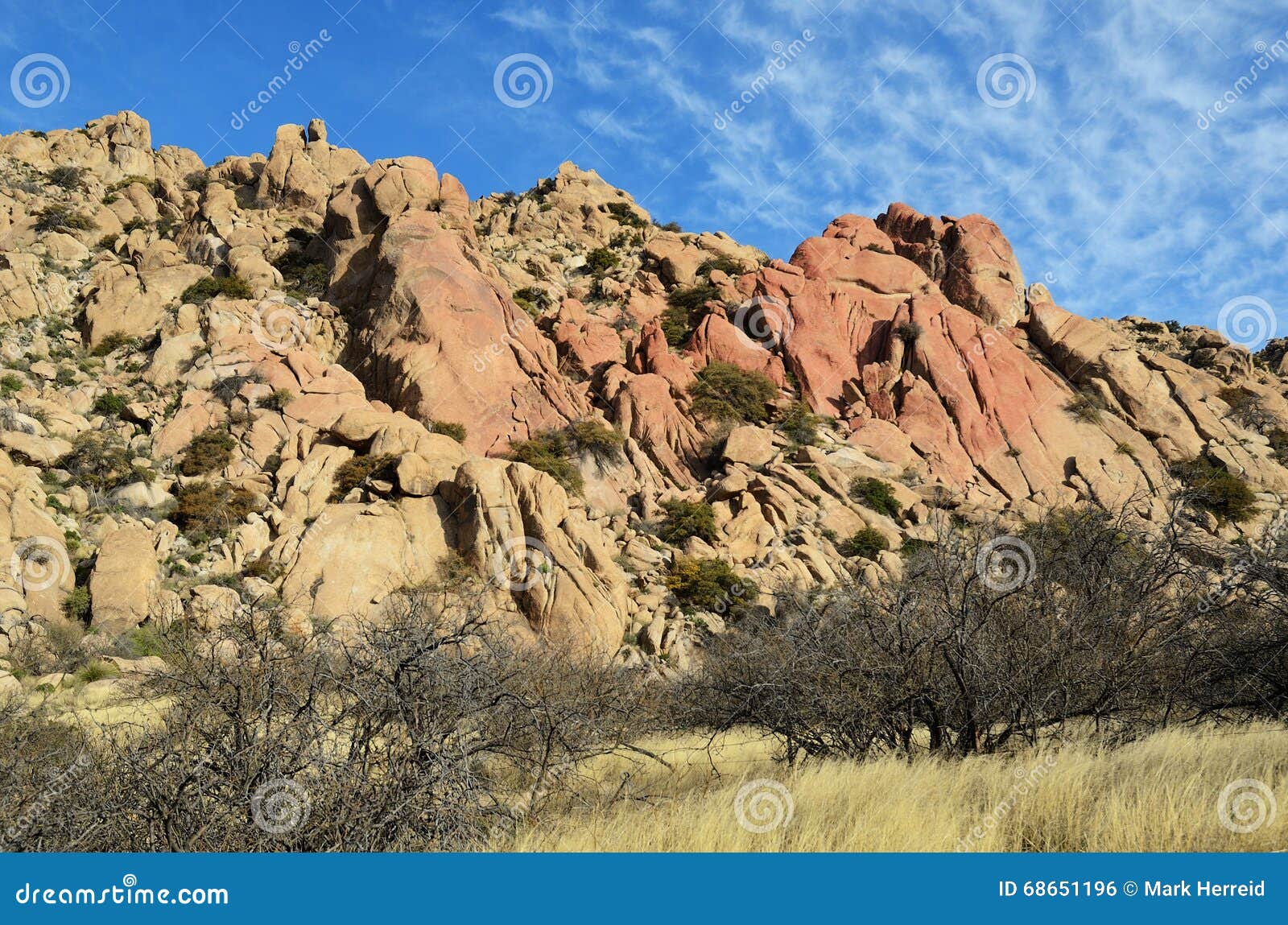 Granite Rock Formations in Arizona Stock Photo - Image of southwest ...