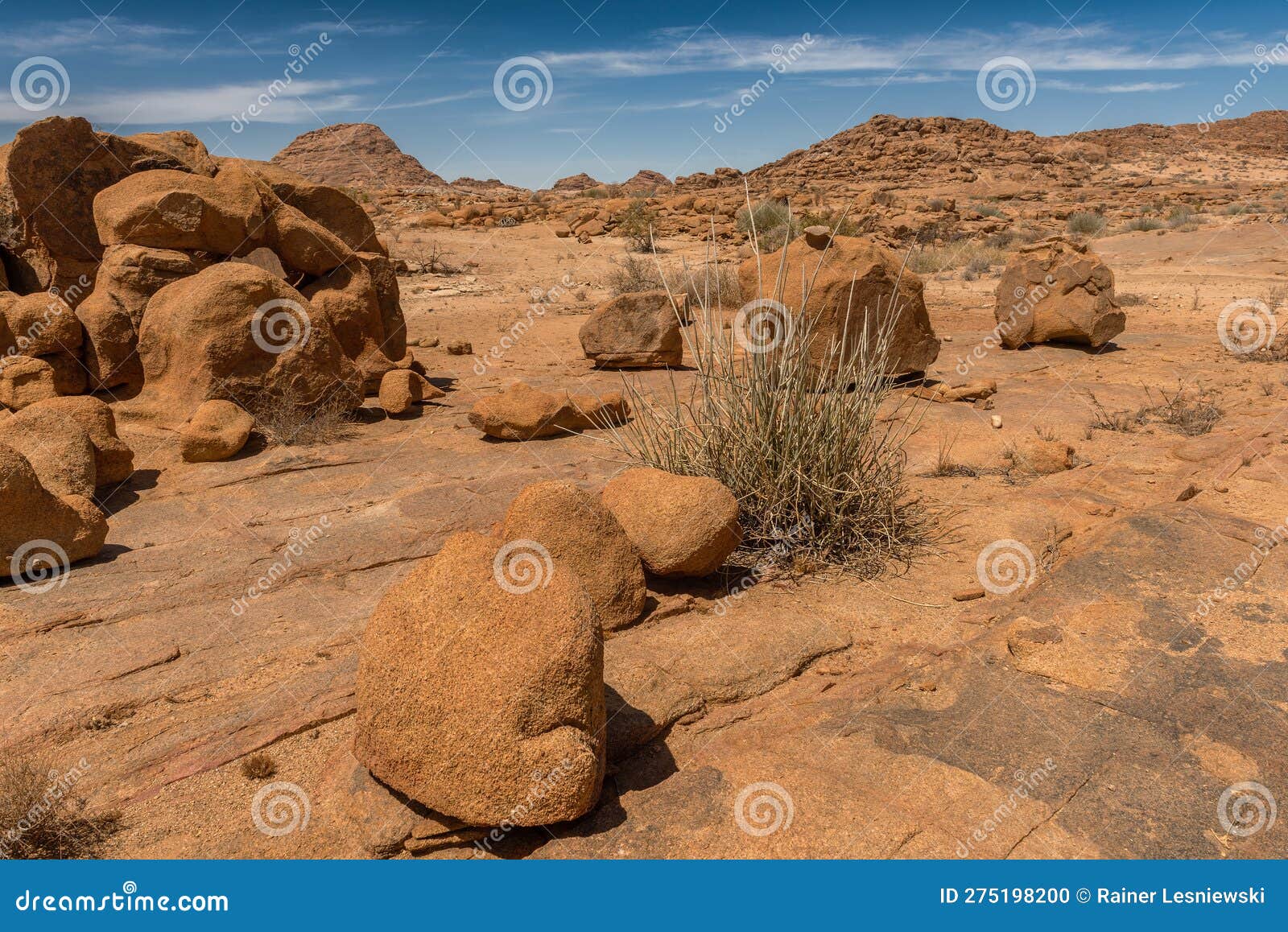 Granite Rock Formations at the Spitzkoppe in Namibia Stock Photo ...