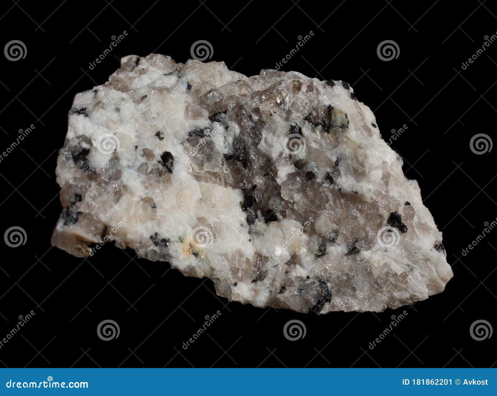 Sample Of Granite Rock Stone Isolated On White Bckground. Stock Photo ...