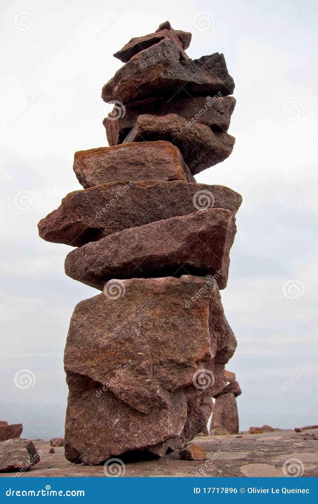 Granite Rock Stone Stack Formation Stock Photo - Image of formation ...