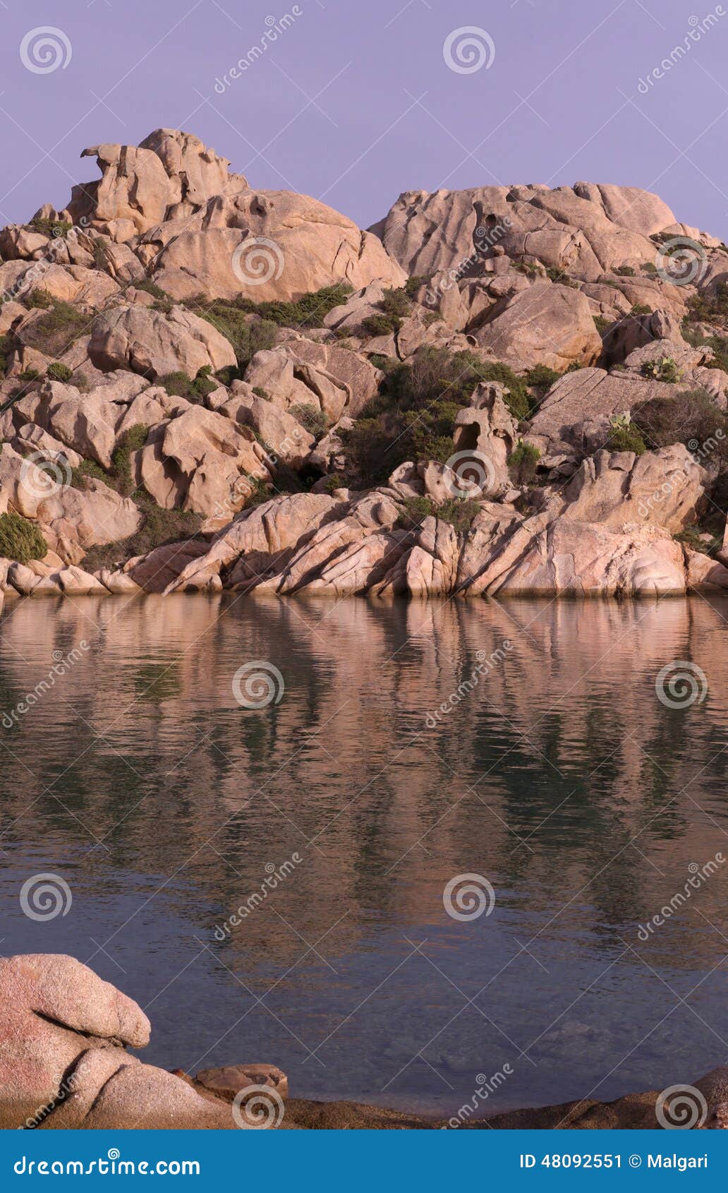 Granite rocks of Sardinia stock image. Image of sardinia - 48092551