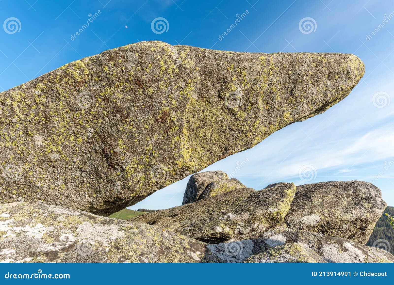Granite Rocks in the Vosges Mountains Stock Image - Image of nature ...