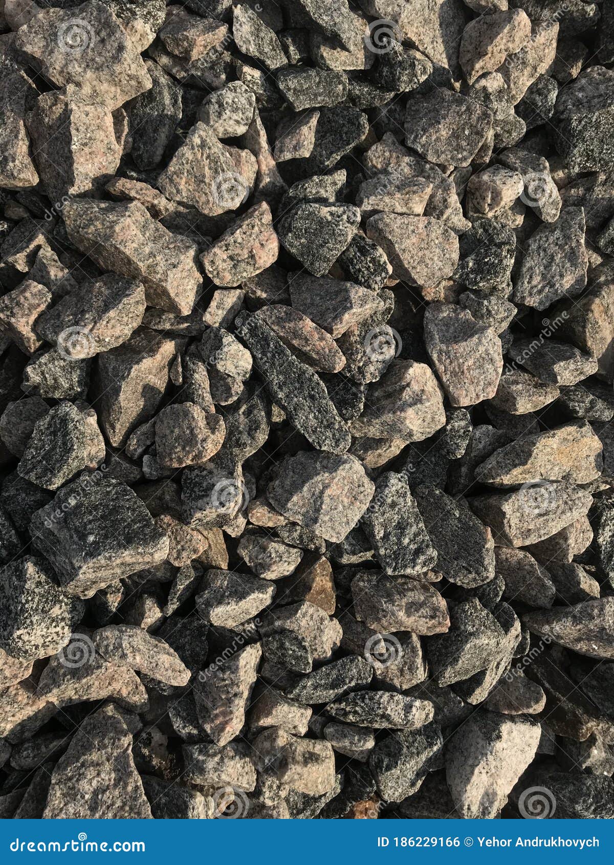 Granite Rubble Stonesbackground Texture Granite Stones Rubble a Large ...