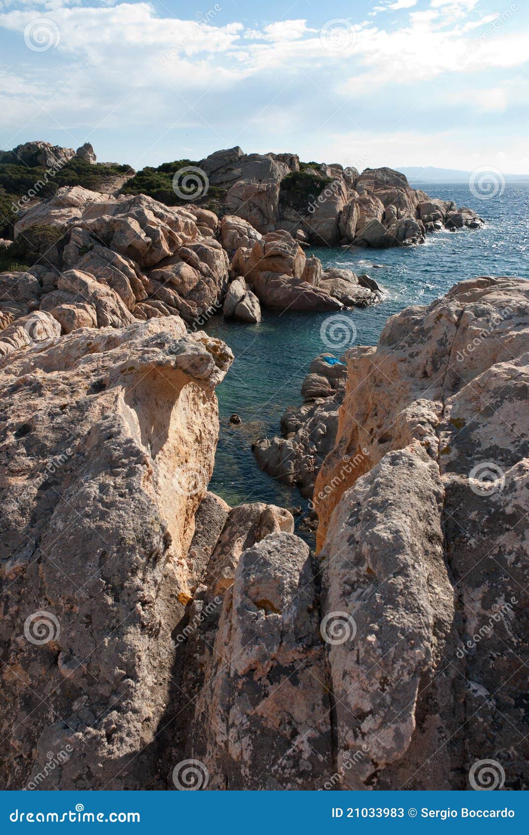 Granite and in Sardinia stock image. Image of clouds - 21033983