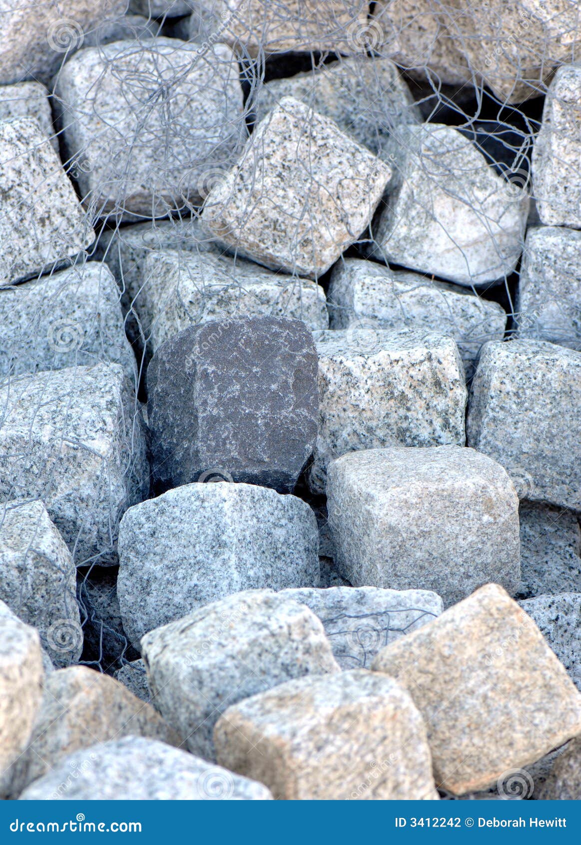 Granite Stone Blocks stock photo. Image of landscaping - 3412242