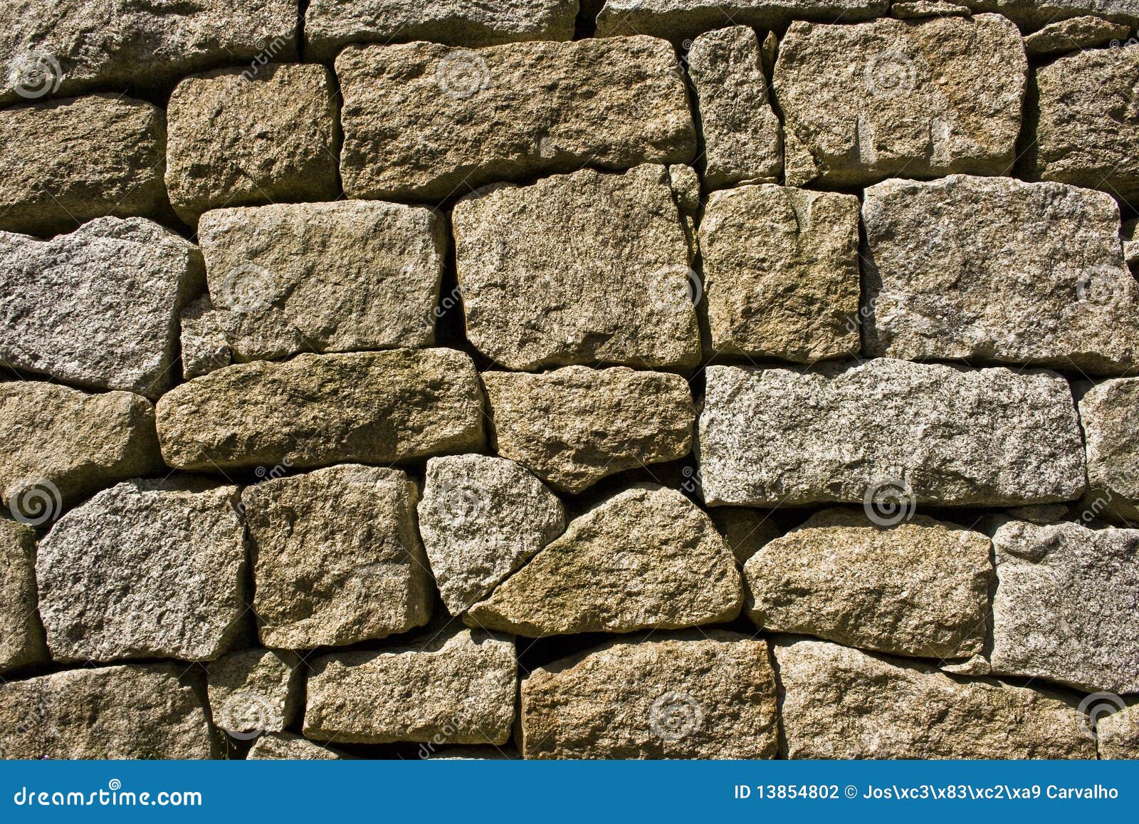 Granite stone wall stock photo. Image of large, rock - 13854802