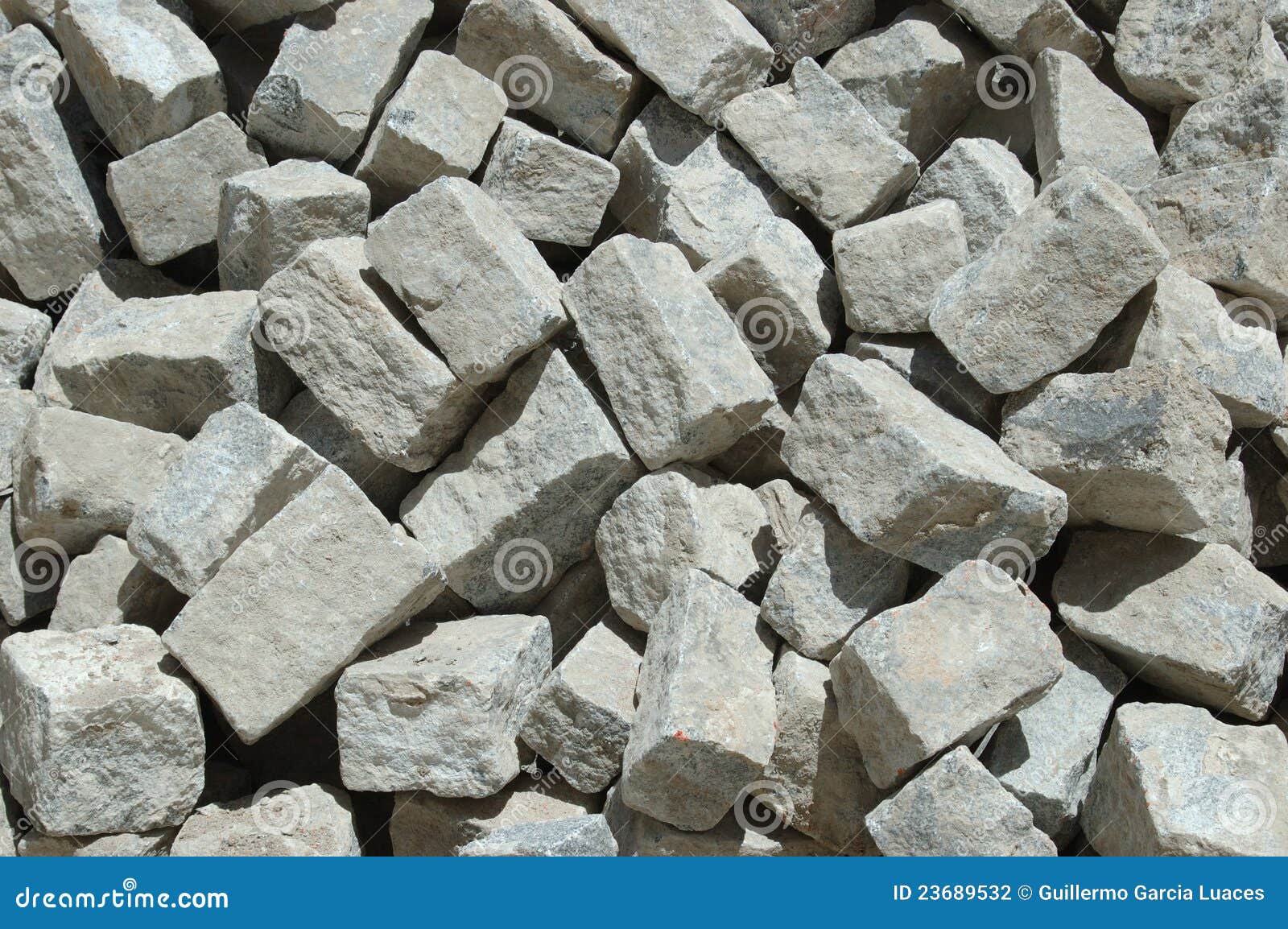 Granite Stones for Construction Stock Photo - Image of pattern, surface ...