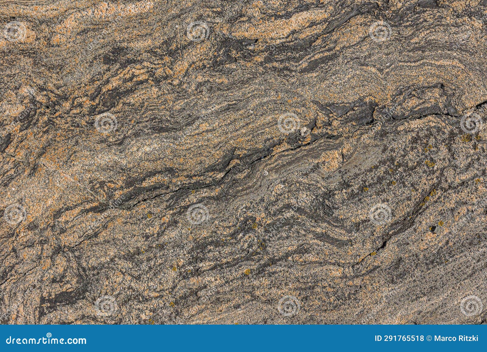 Granite Structure Gray Brown with Wave Pattern Stock Photo - Image of ...