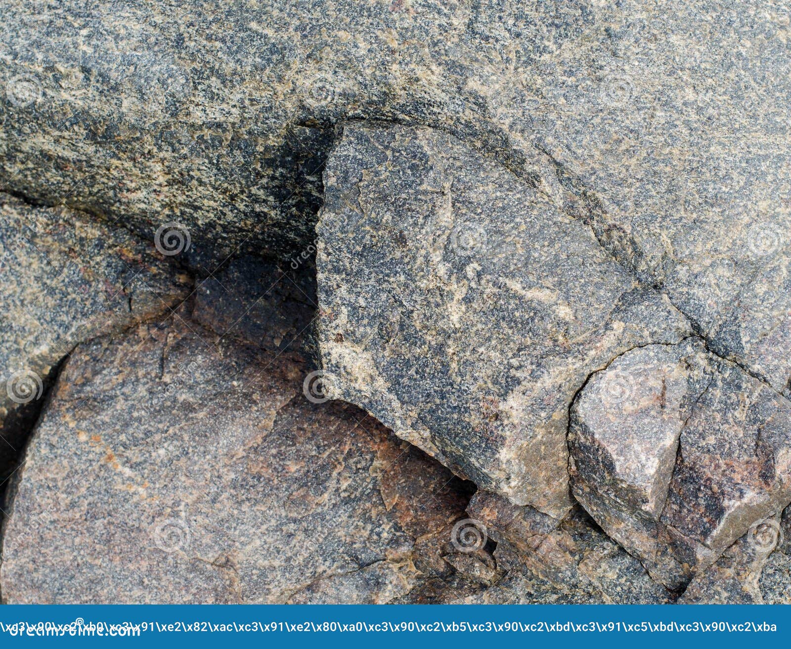 Granite. the Structure of the Stone. Rock. Minerals. Mining Ore. Stock ...