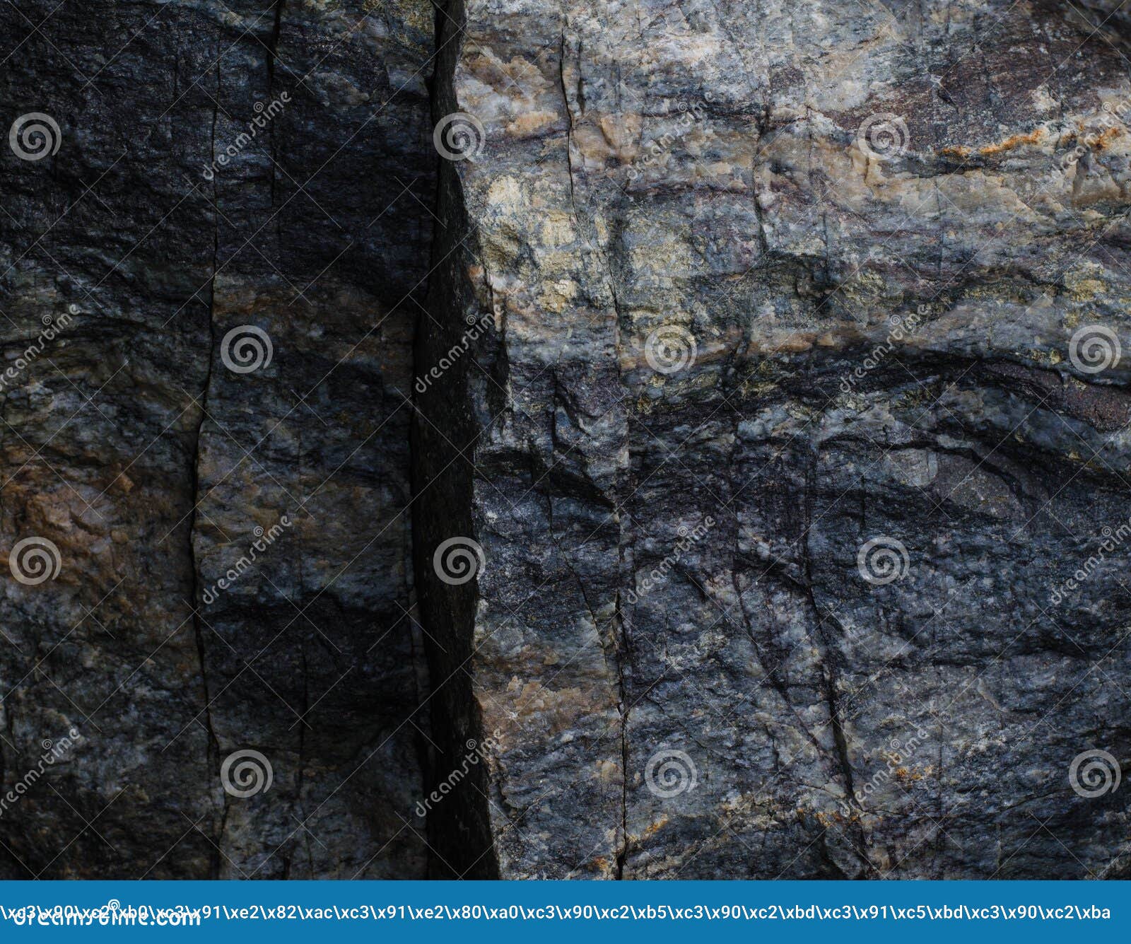 Minerals. Mining Ore. Granite. the Structure of the Stone. Rock. Stock ...