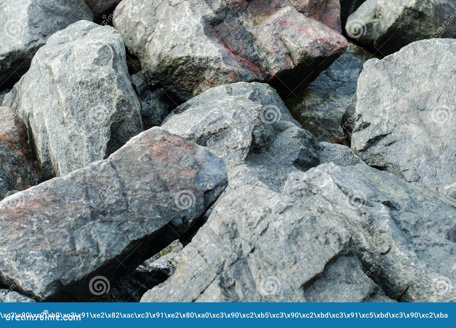 Granite. the Structure of the Stone. Rock. Mining Ore. Stock Photo ...
