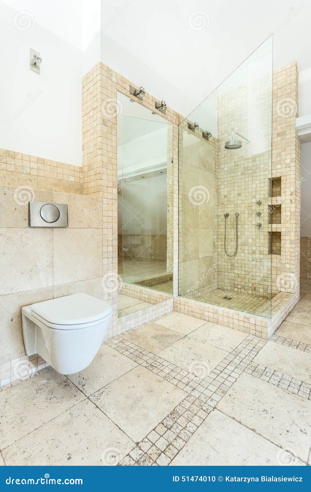 Granitic Floor In Barthroom Royalty-Free Stock Image | CartoonDealer ...