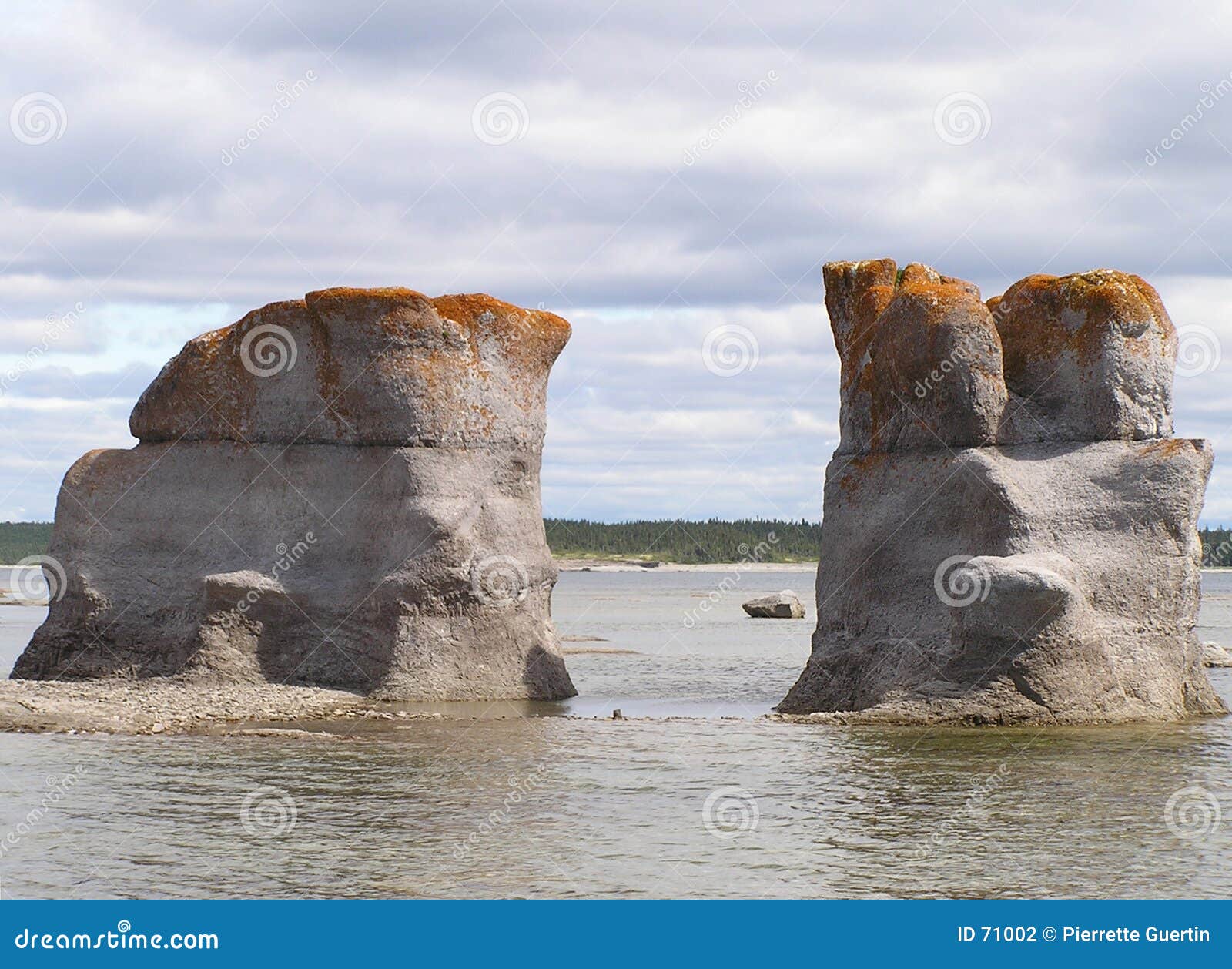 Granitic islets and reefs stock photo. Image of reefs, canada - 71002