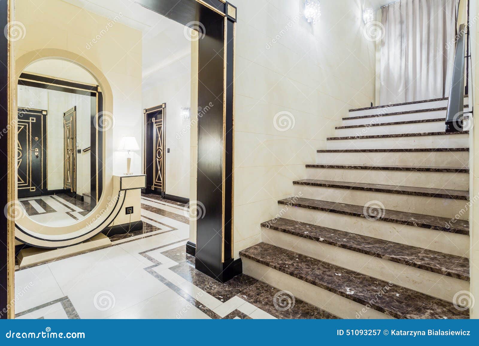Granitic Stairs In Luxury Residence Royalty-Free Stock Photography ...