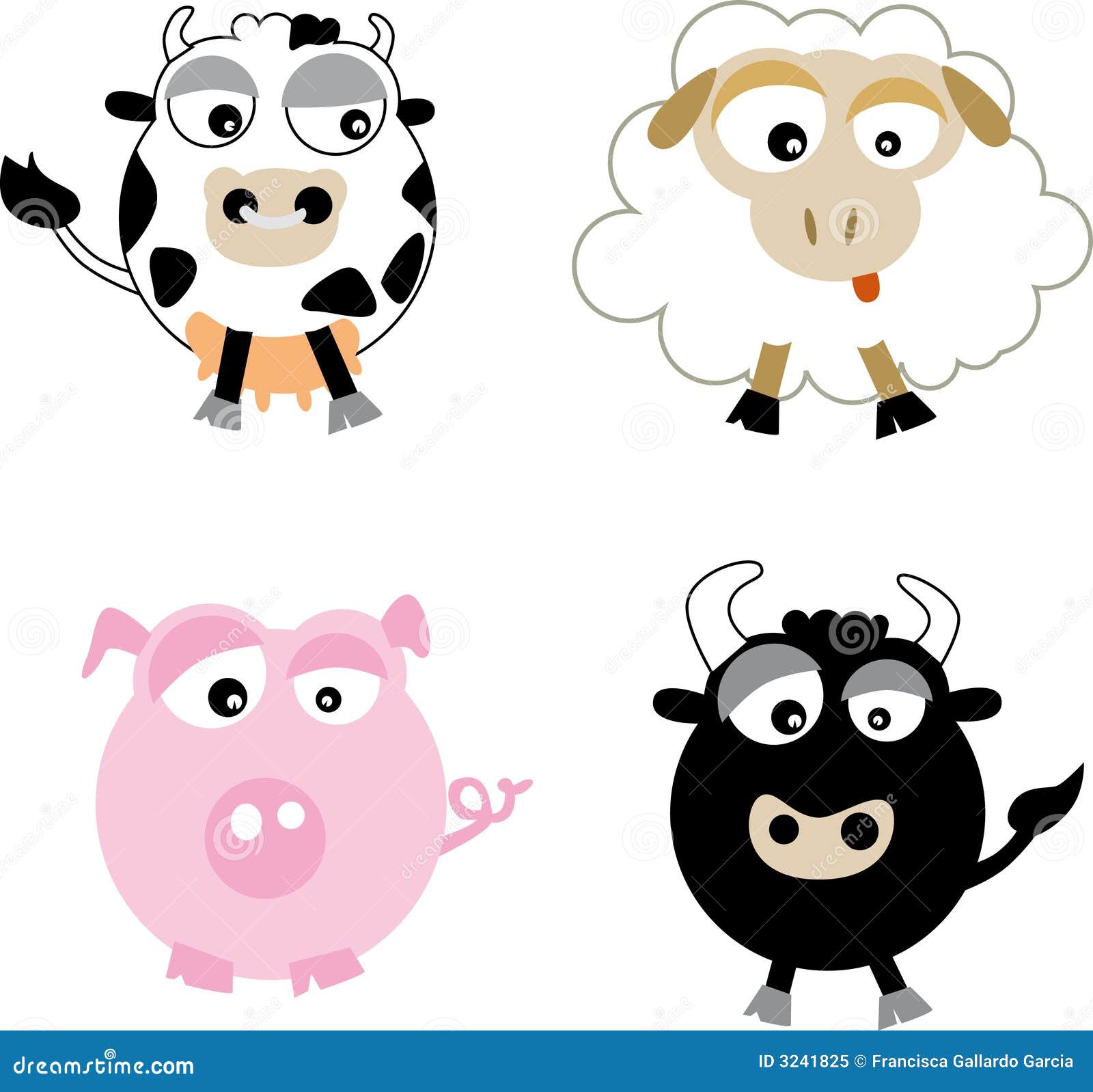 Granja (vector) ilustración del vector. Ilustración de oval - 3241825